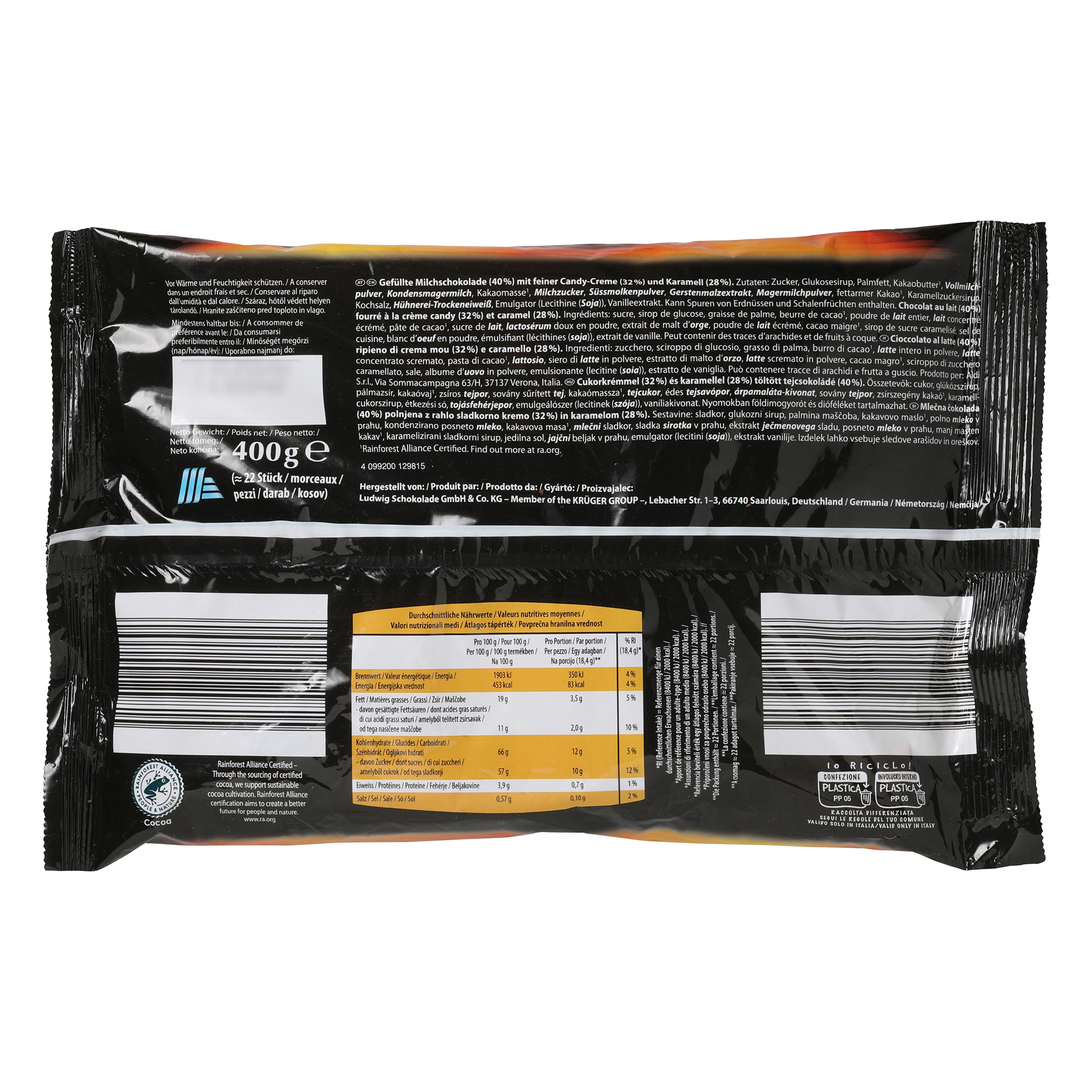 CHOCEUR Mini barres chocolatées, Ranger | ALDI-now