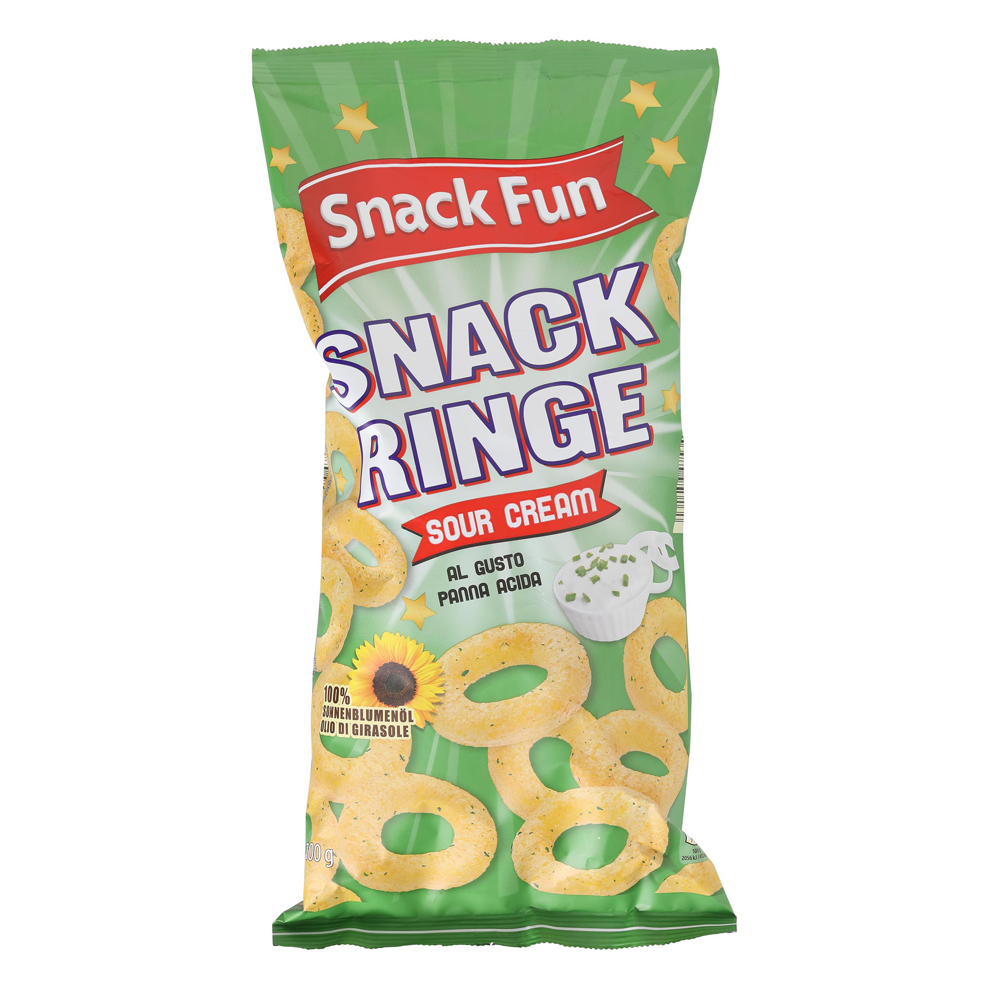 SNACK FUN Snack Ringe Sour Cream | ALDI-now