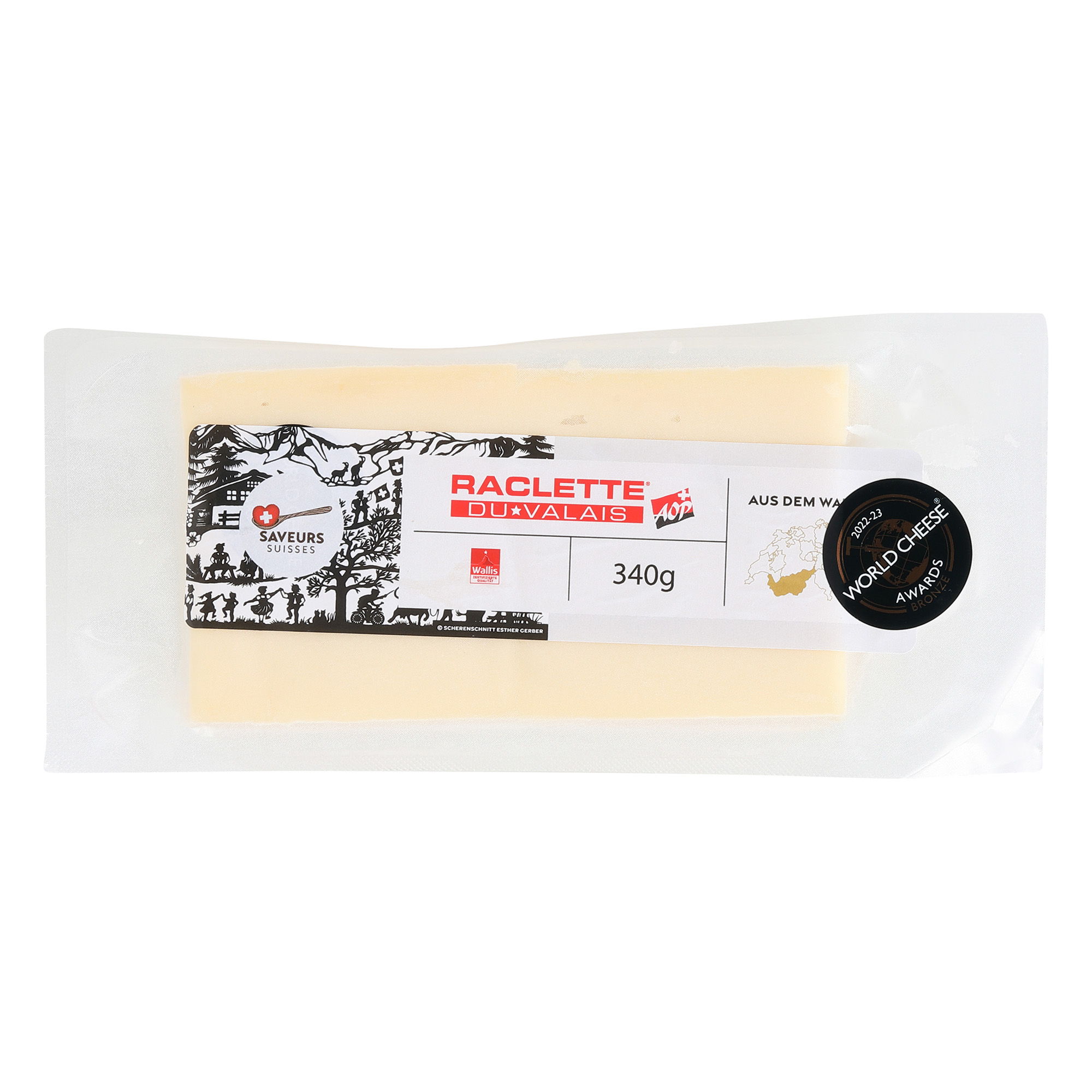 SAVEURS SUISSES Raclette du Valais AOP, tranches | ALDI-now