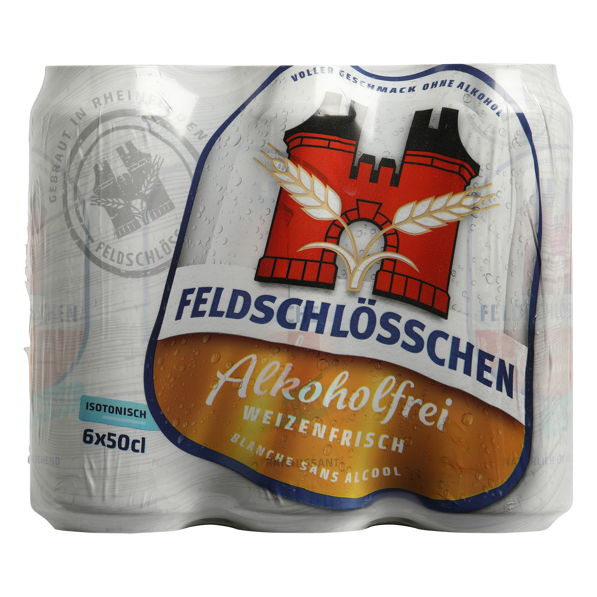 FELDSCHLÖSSCHEN Bier Weizenfrisch Alkoholfrei 6er-Pack, 0.5 % Vol ...