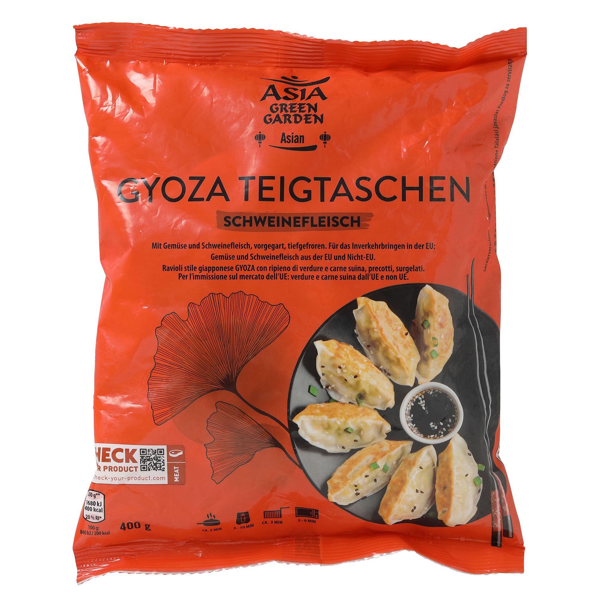 ASIA GREEN GARDEN Gyoza Teigtaschen mit Gemüse und Fleisch | ALDI-now