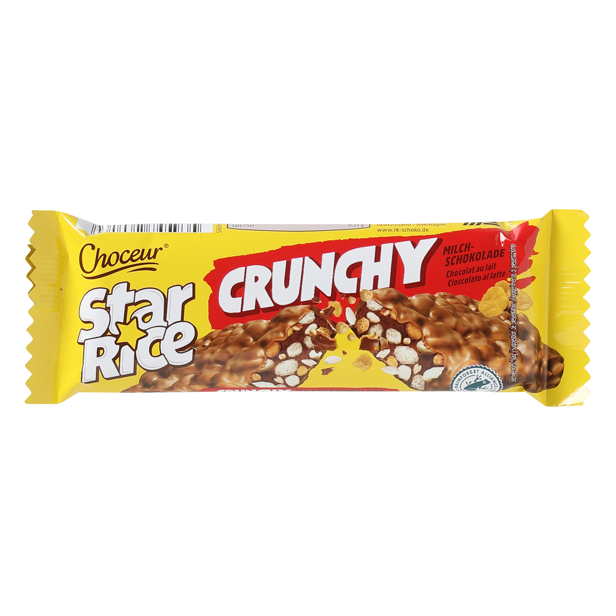 CHOCEUR Star Rice Riegel, Crunchy Vollmilch | ALDI-now