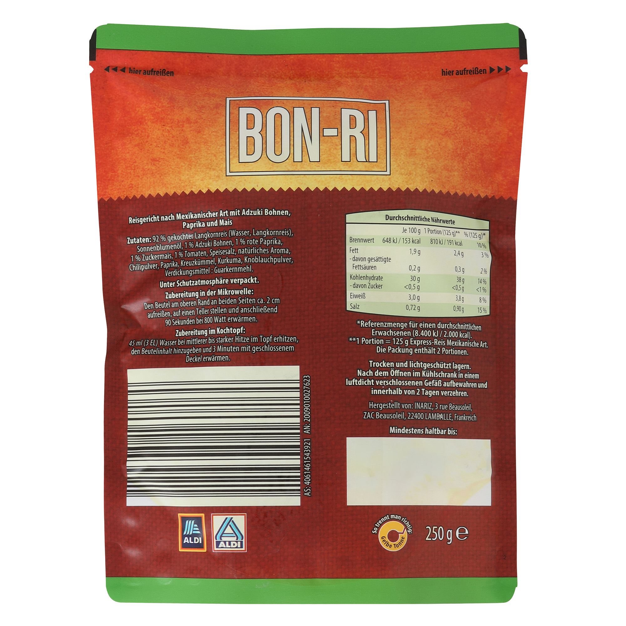 BON RI Riz express à la mexicaine | ALDI-now