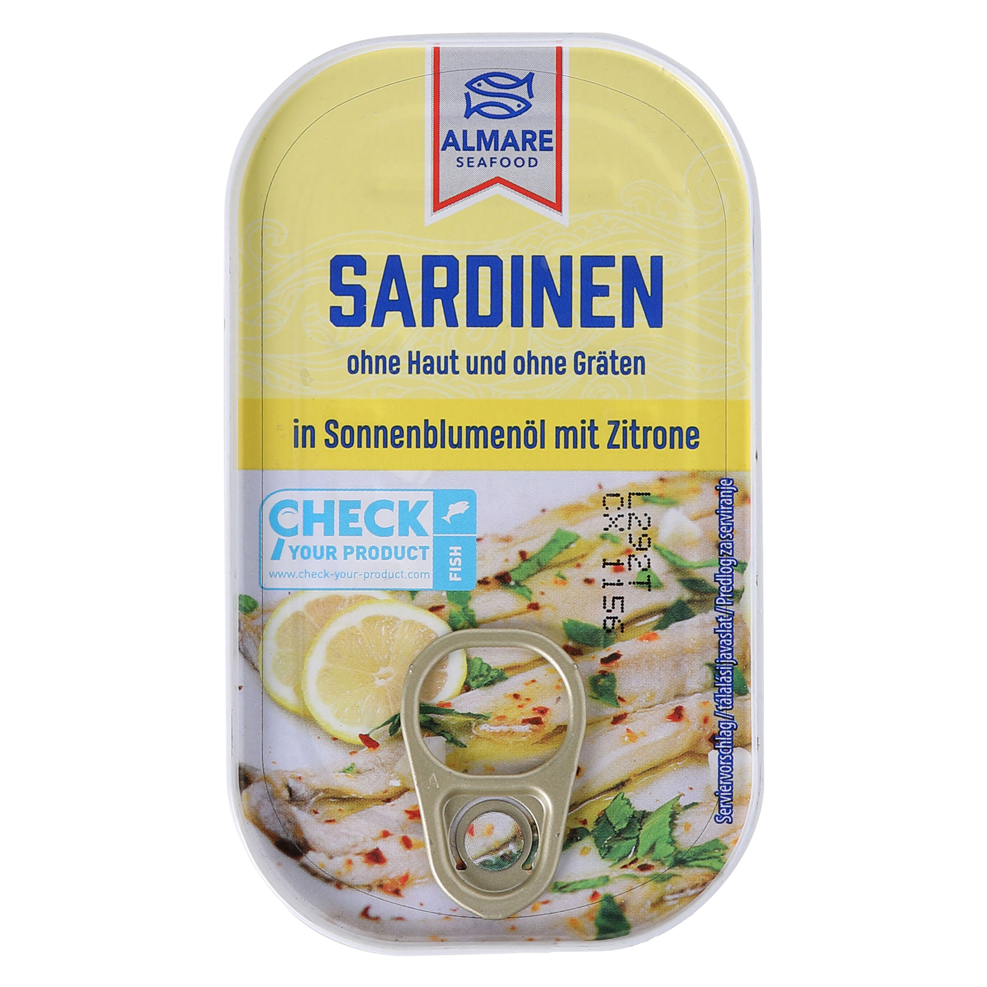 ALMARE SEAFOOD Sardine, olio di girasole con limone | ALDI-now