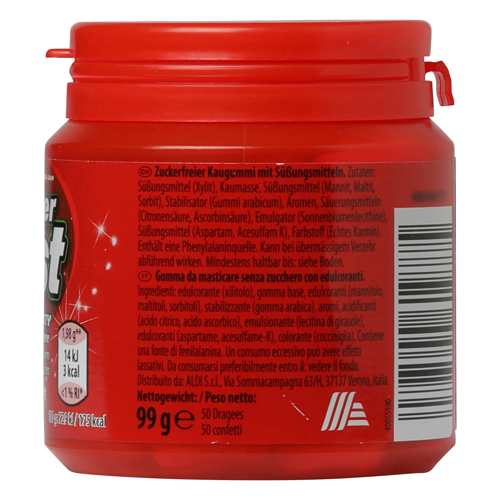 EXCITEMINT Chewing-gums au cœur liquide, Strawberry | ALDI-now