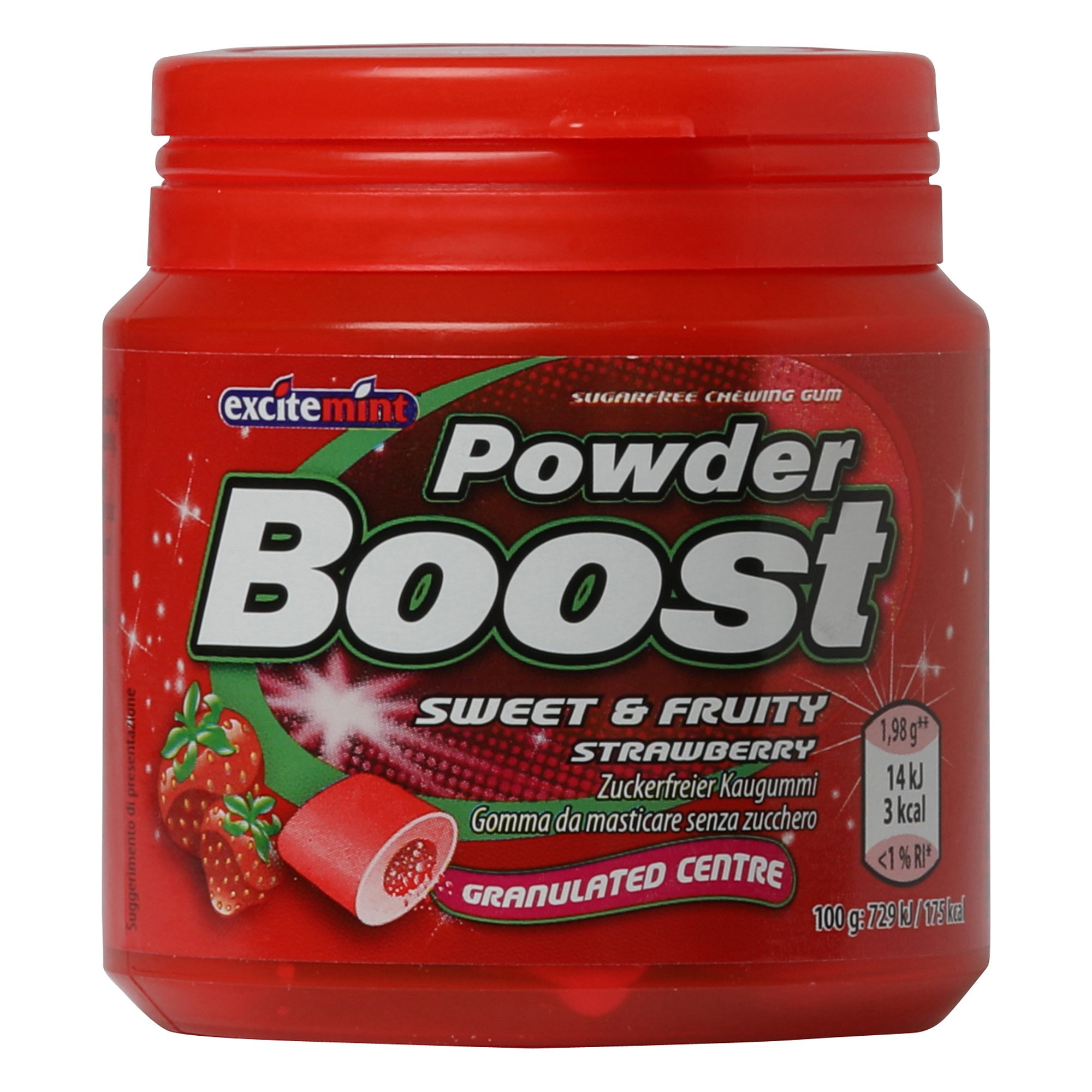 EXCITEMINT Chewing-gums au cœur liquide, Strawberry | ALDI-now