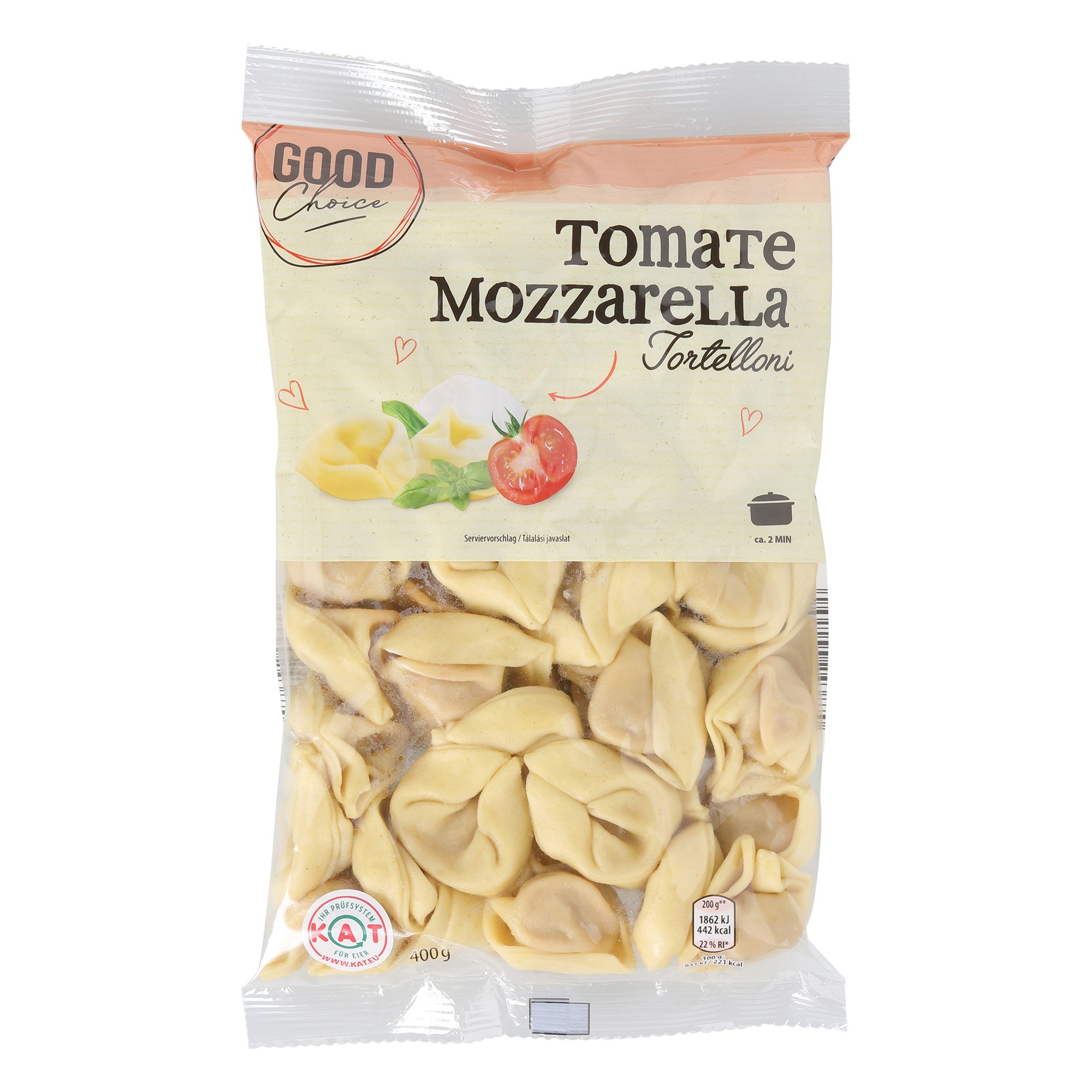 GOOD CHOICE Tortelloni ripieni di Pomodoro Mozzarella | ALDI-now