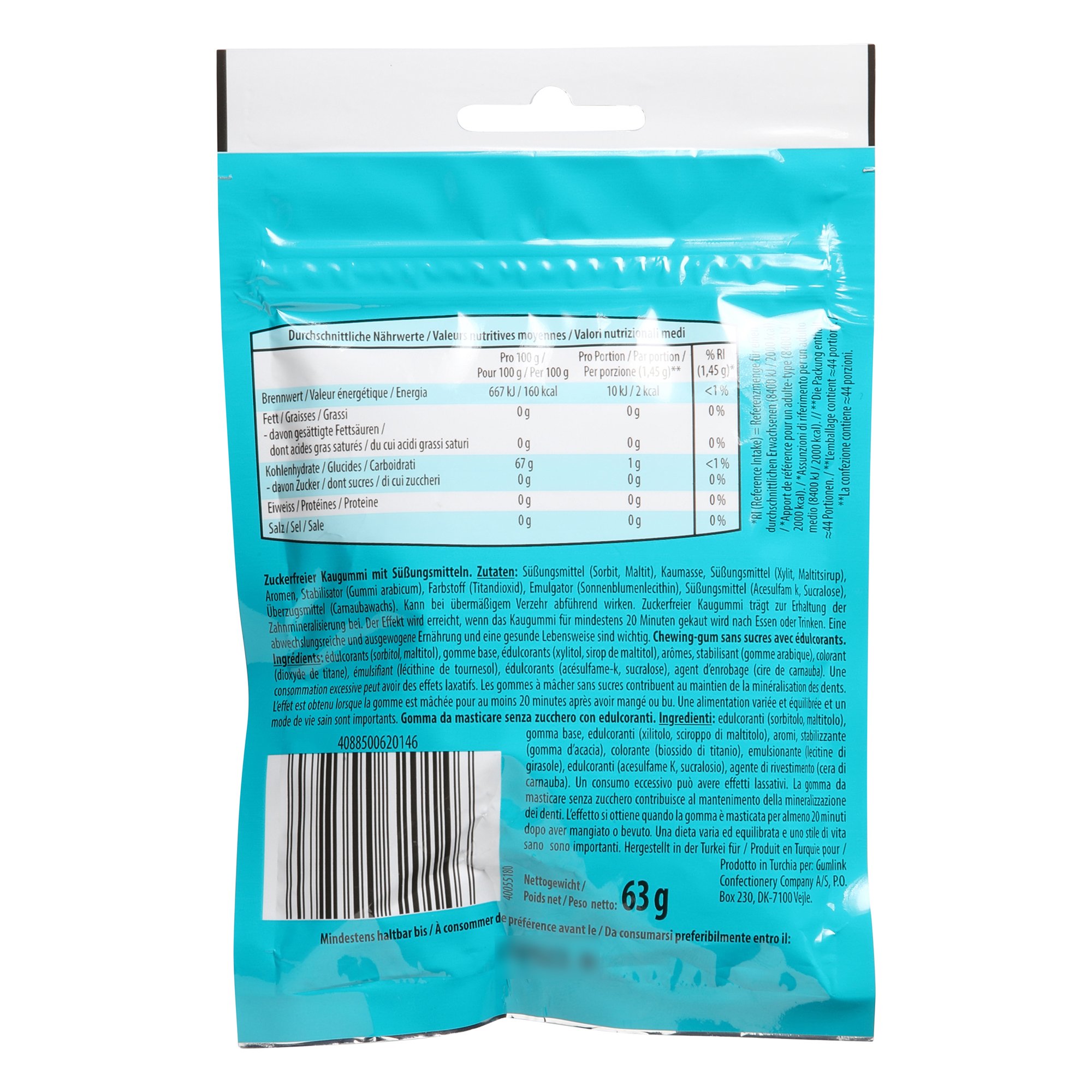 EXCITEMINT Chewing-gum sans sucre, Menthe intense | ALDI-now