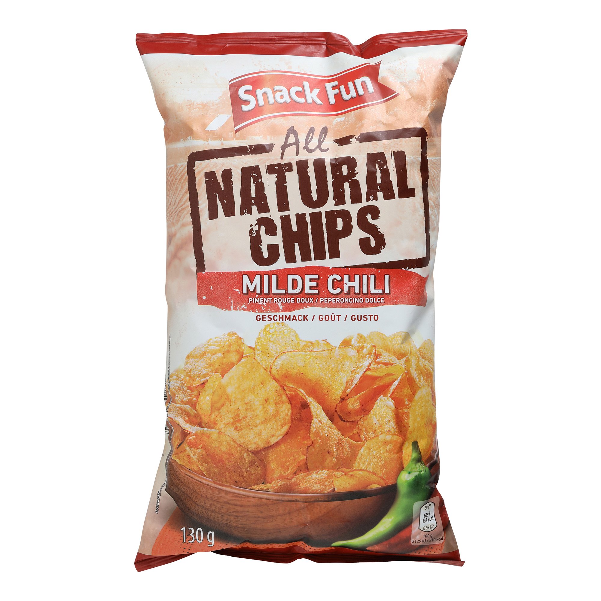 SNACK FUN All Natural Chips, chili delicato | ALDI-now