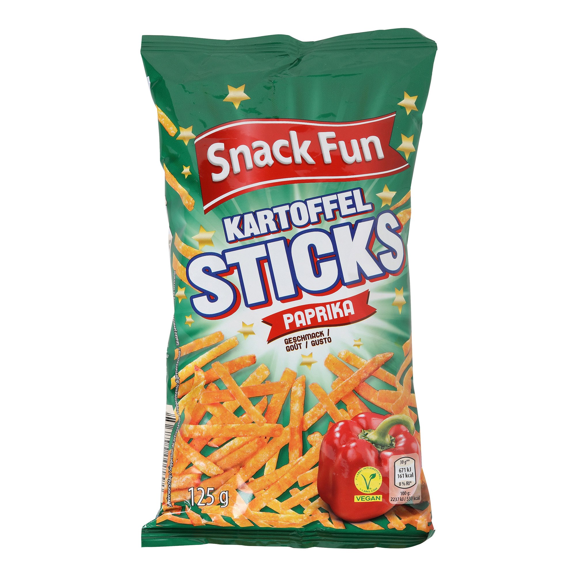 SNACK FUN Kartoffelsticks, Paprika | ALDI-now