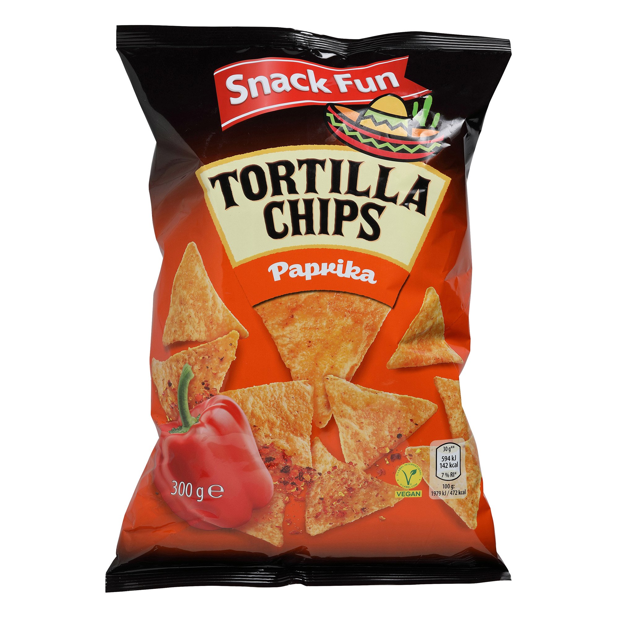 SNACK FUN Tortilla Chips, Paprika | ALDI-now