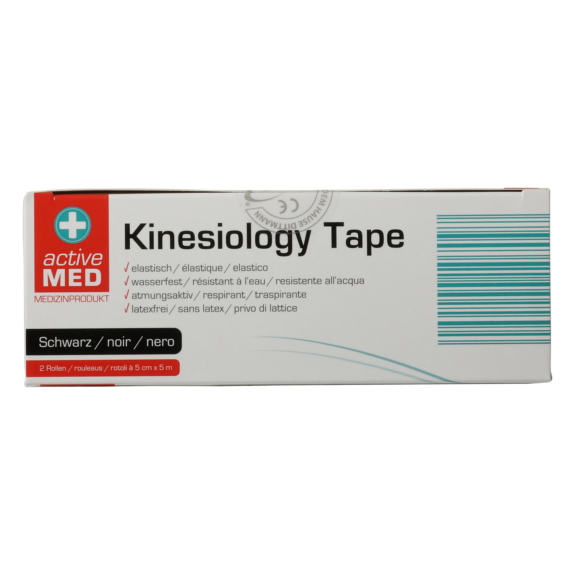 ACTIVE MED Medizinisches Kinesiologie-Tape, Schwarz | ALDI-now