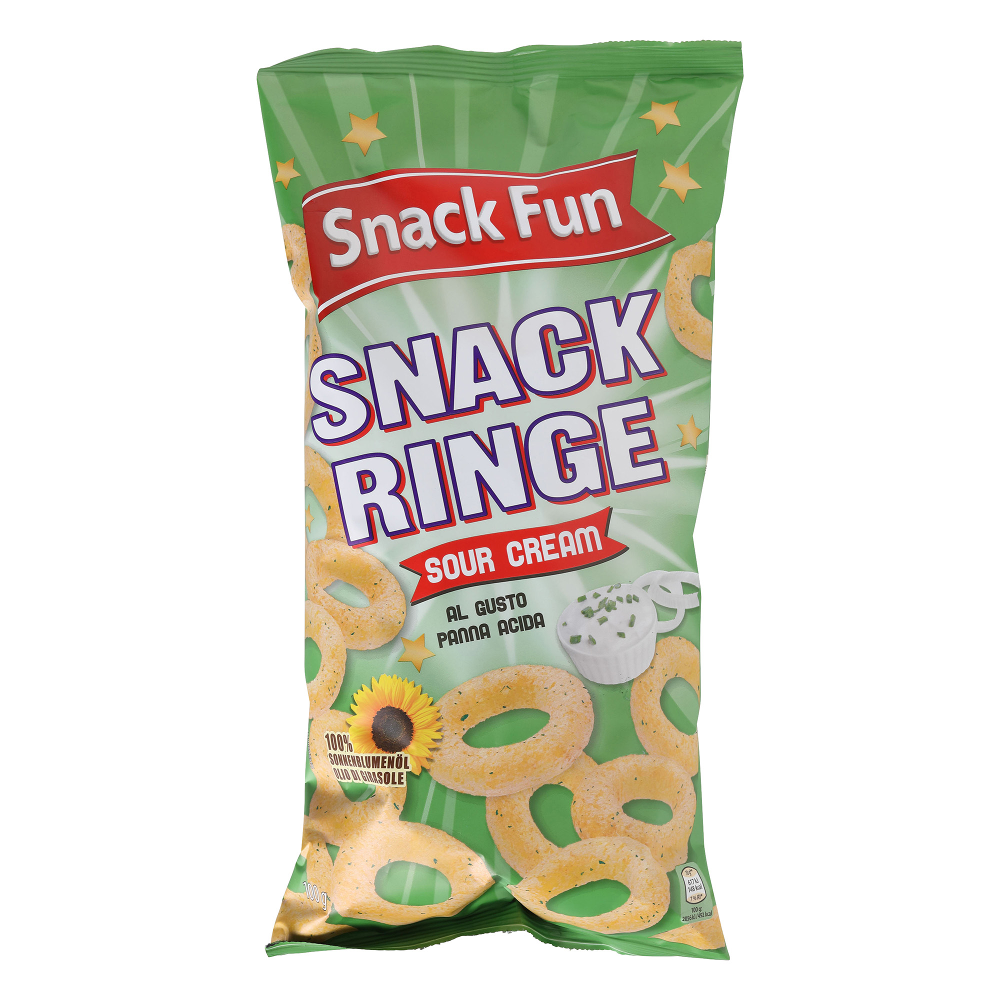 SNACK FUN Snack Ringe Sour Cream | ALDI-now