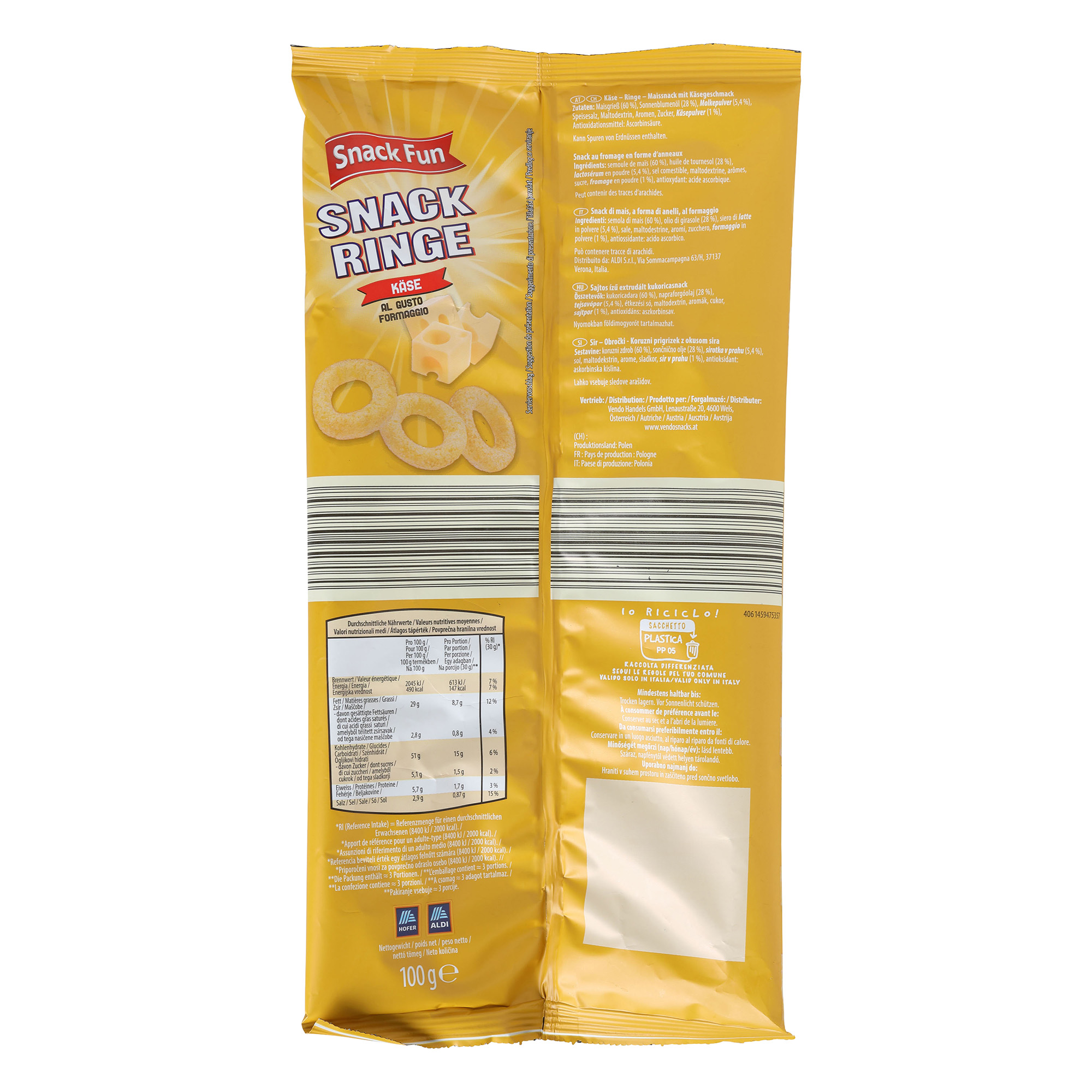 SNACK FUN Anneaux fromage | ALDI-now