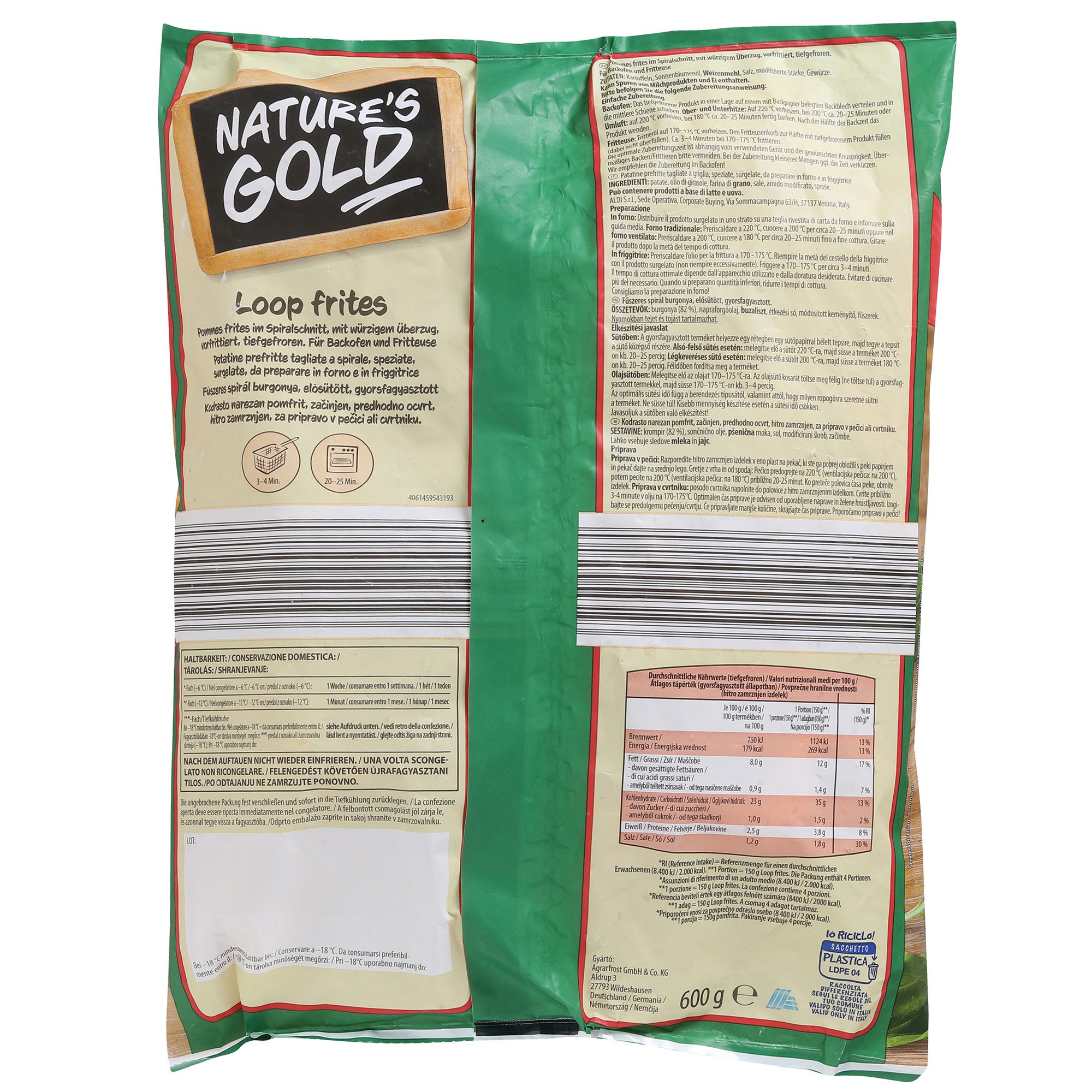 NATURES GOLD Curly Fries Loop Fries | ALDI-now