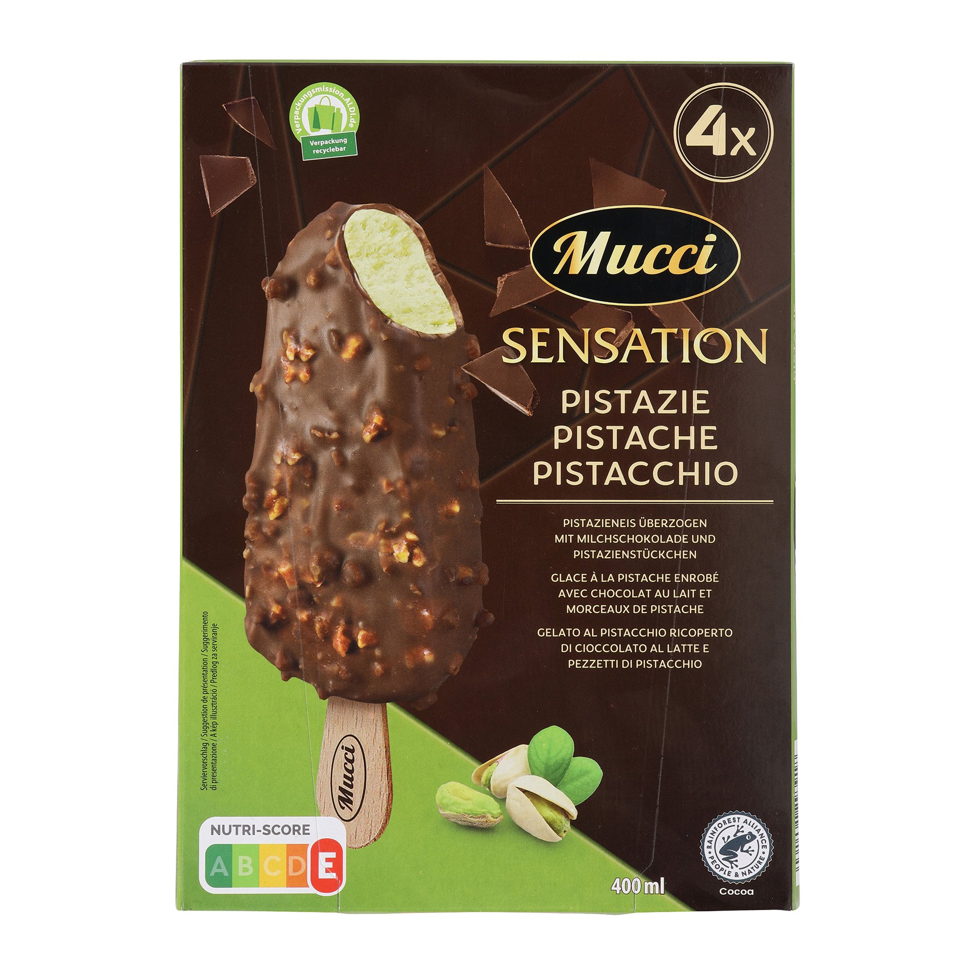MUCCI Stieleis Sensation Pistazie | ALDI-now