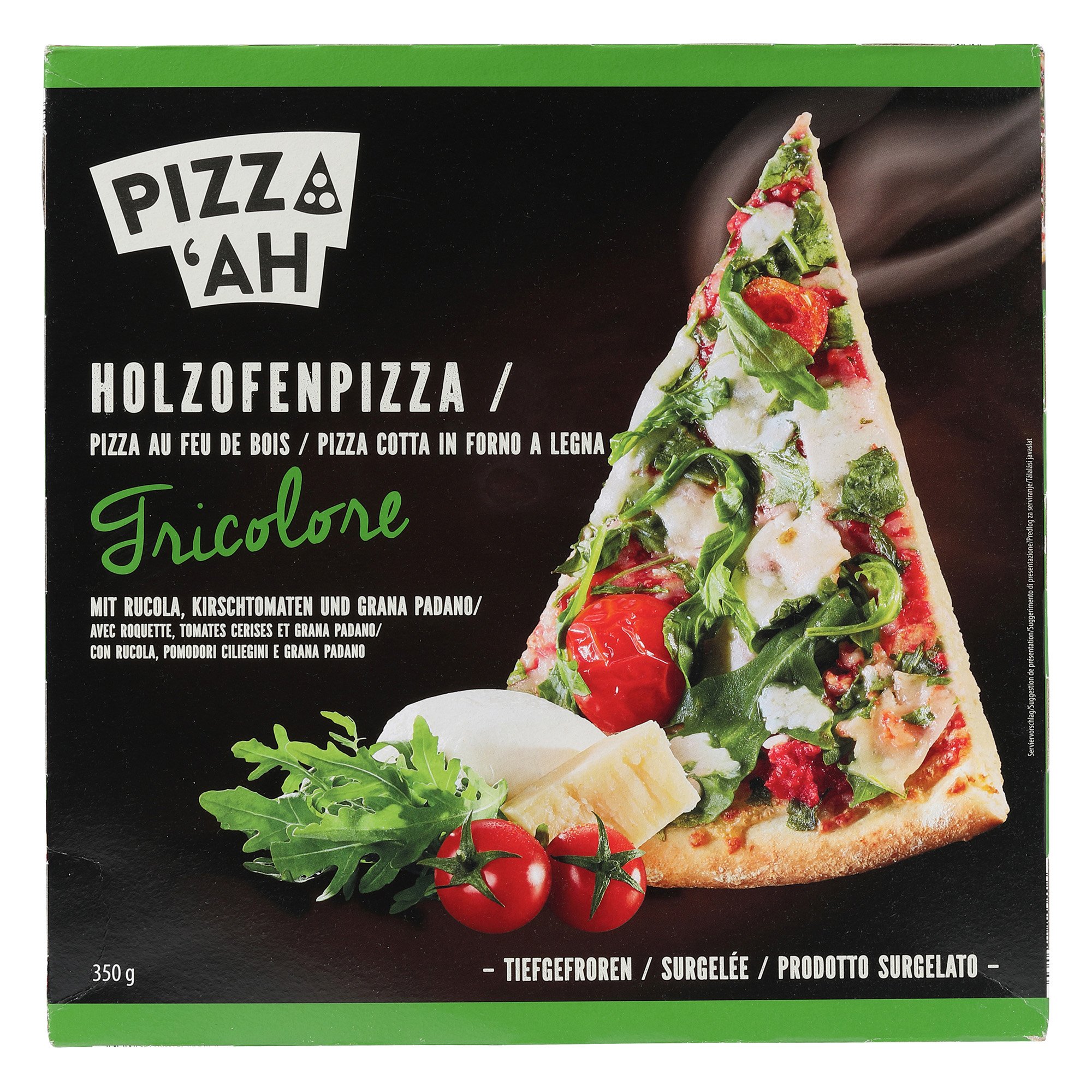 PIZZ'AH Pizza cuite dans un four à bois tricolore | ALDI-now
