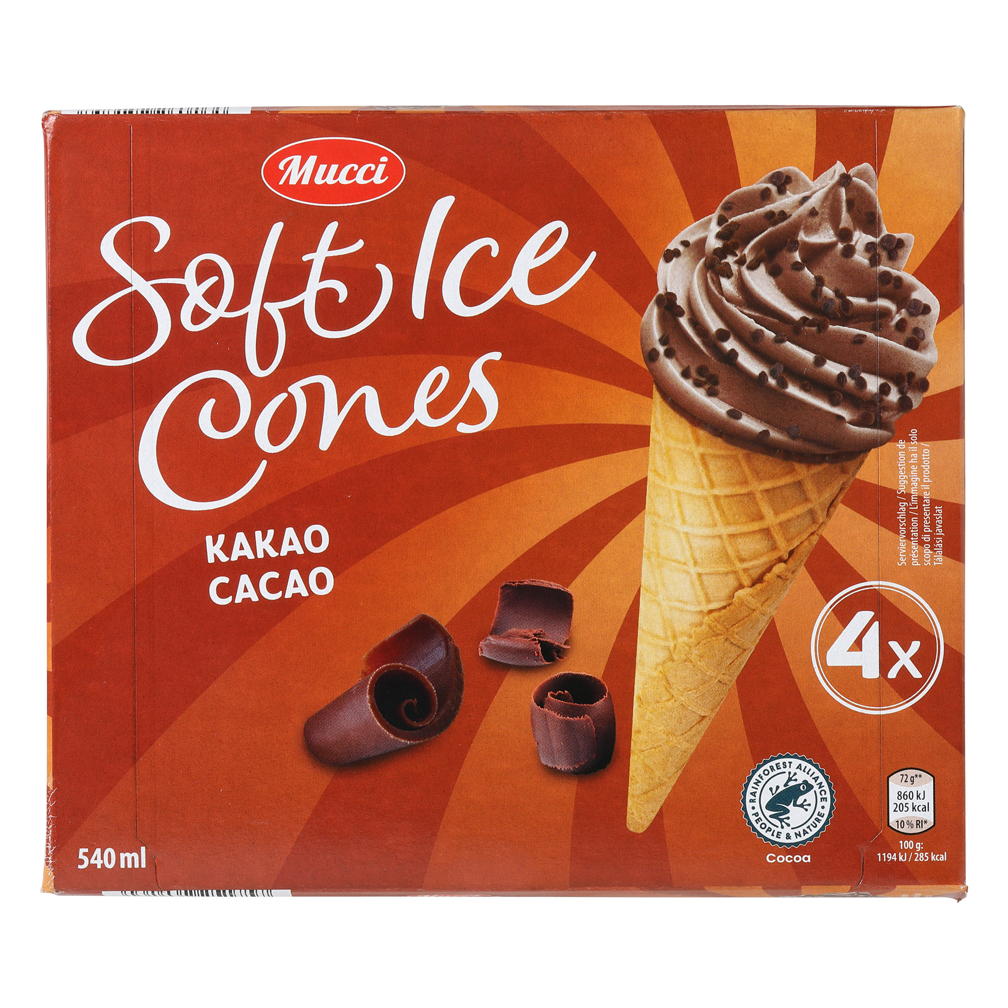 MUCCI Soft Ice Cones, Schokolade | ALDI-now