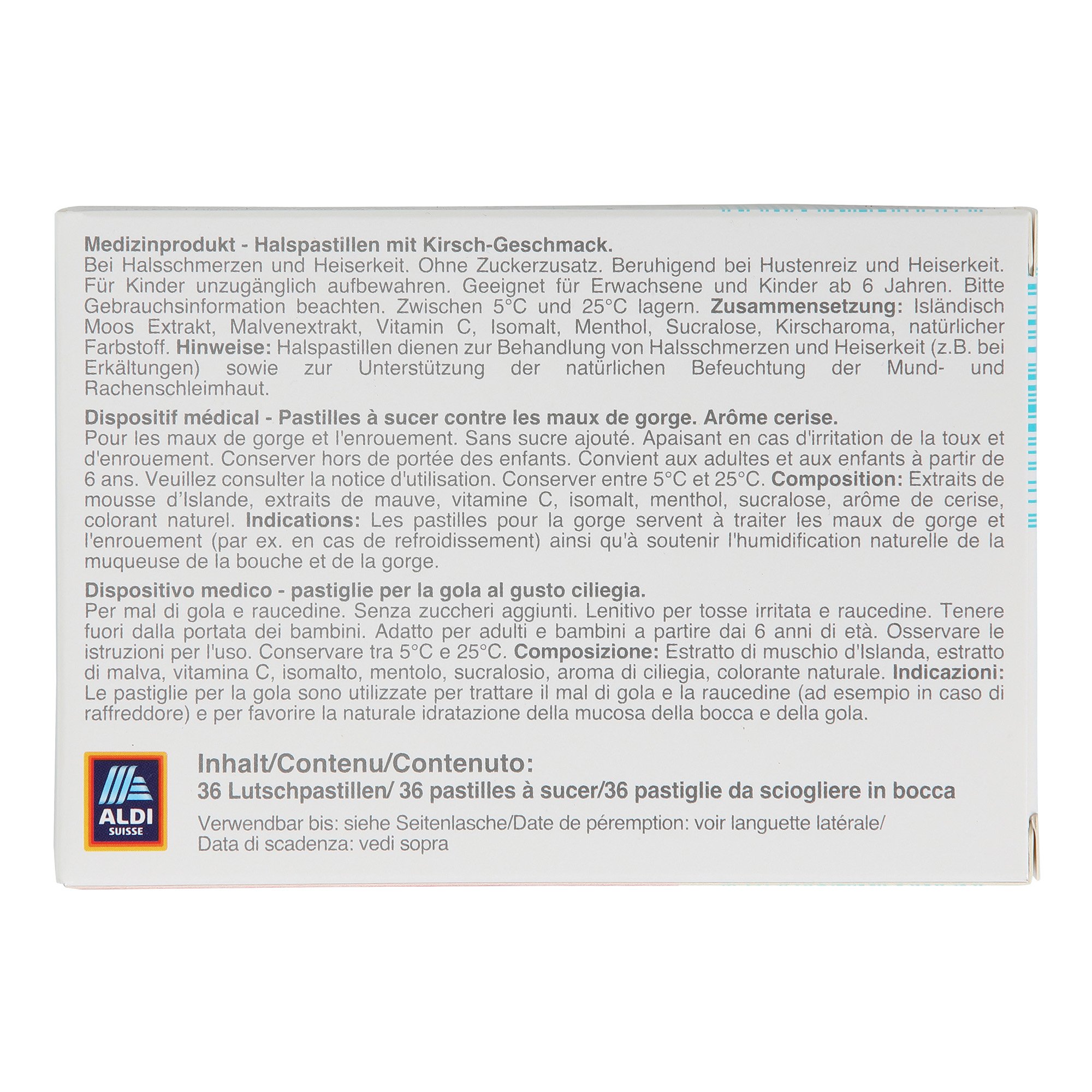 ACTIVE MED Pastilles pour la gorge, cerise | ALDI-now