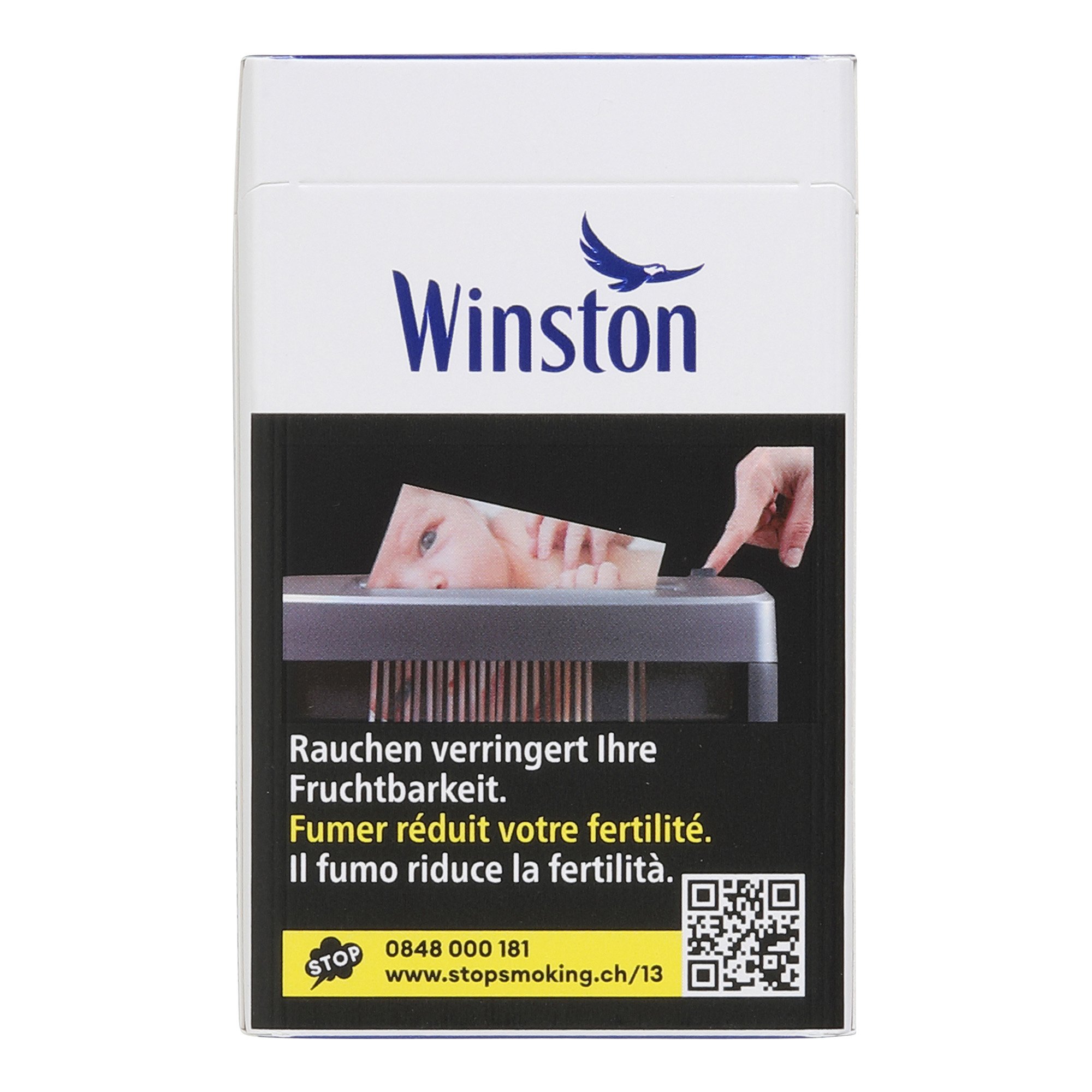 WINSTON Legend Blue scatola di sigarette | ALDI-now