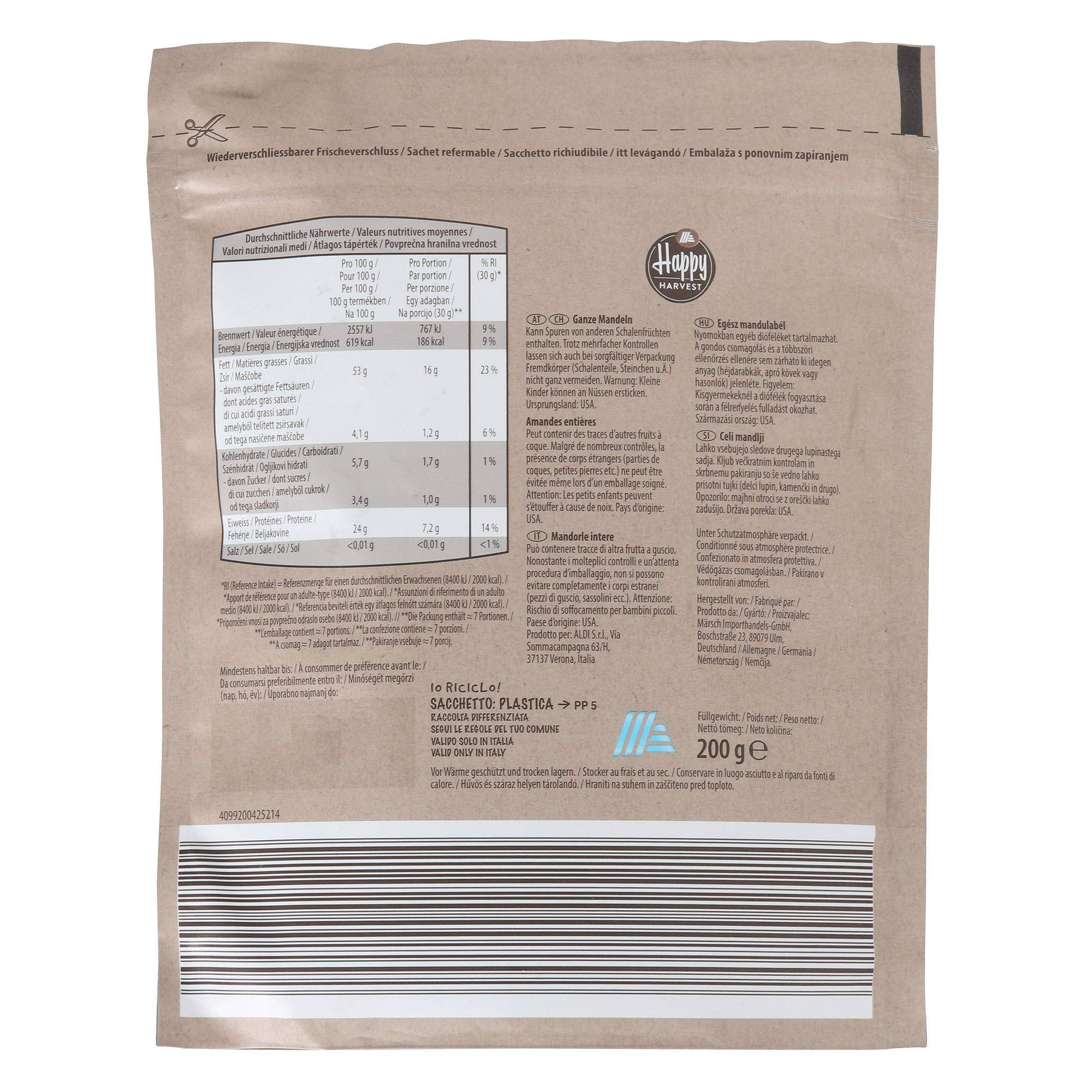 HAPPY HARVEST Mandeln ganz | ALDI-now