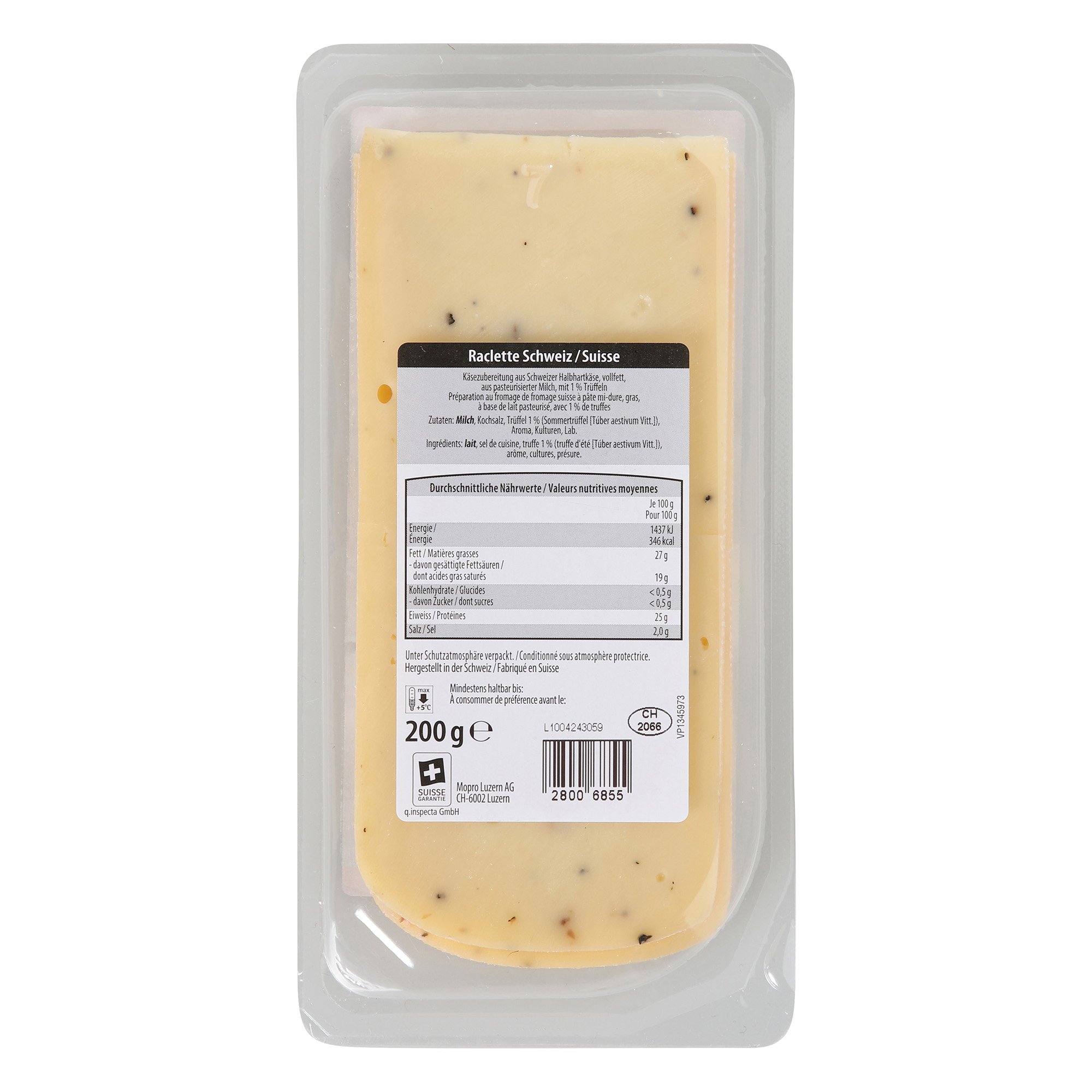 GOURMET Tranches de fromage à raclette à la truffe | ALDI-now