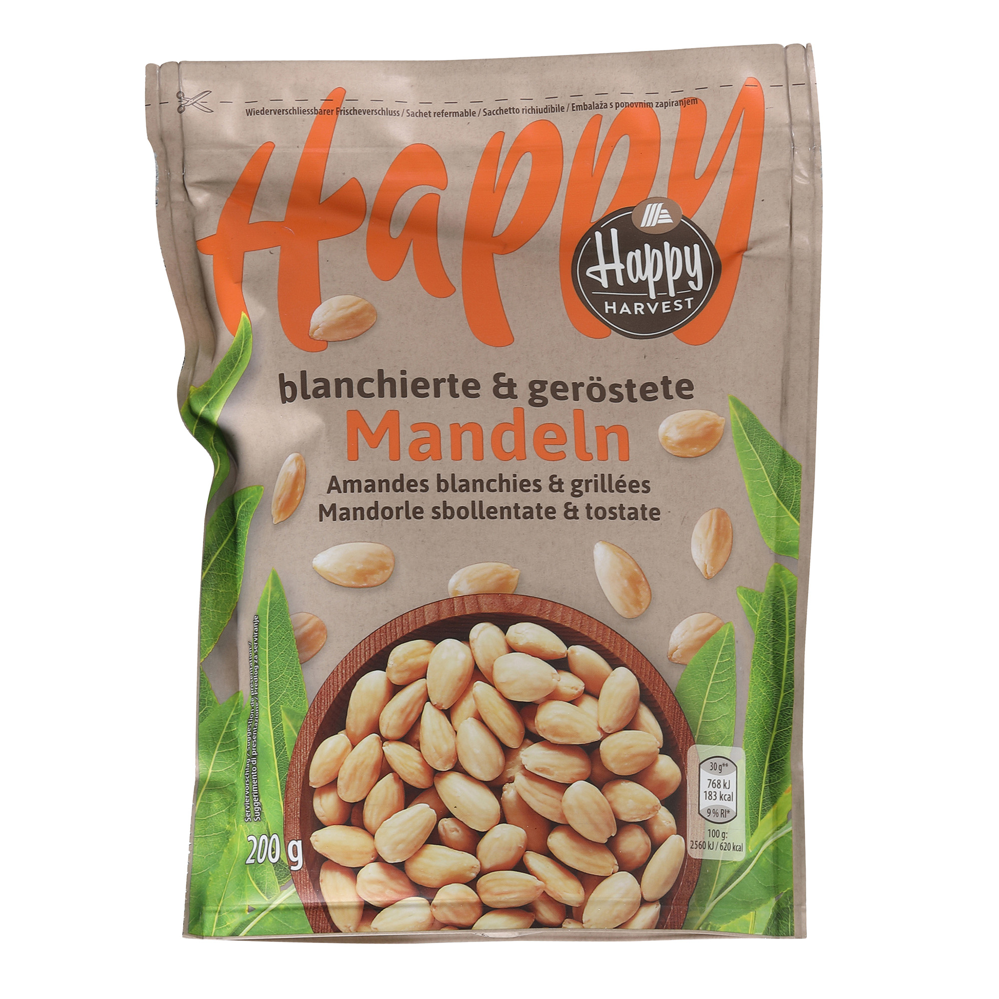 HAPPY HARVEST Mandeln blanchiert & geröstet | ALDI-now