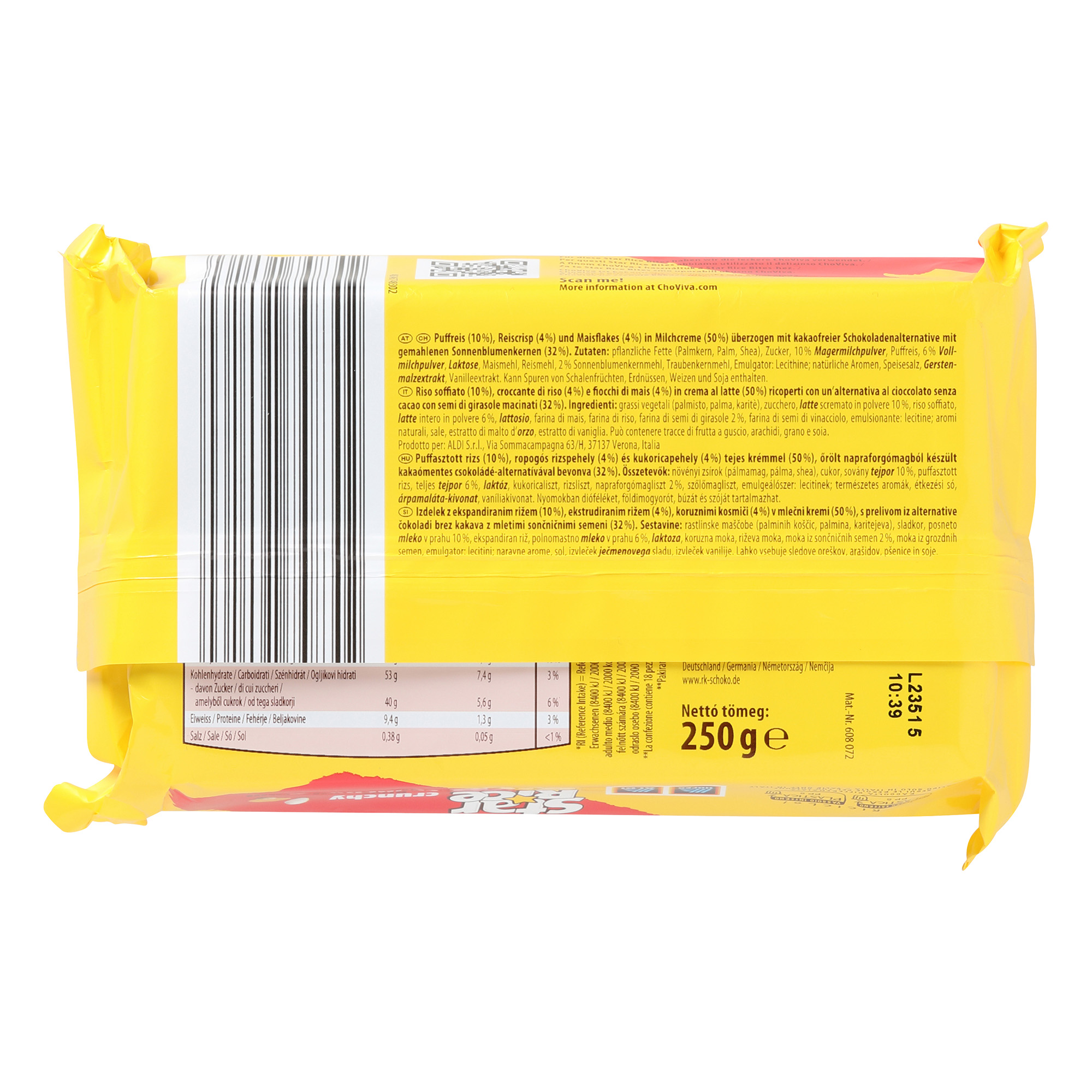 CHOCEUR Star Rice riso soffiato, croccante ChoViva | ALDI-now