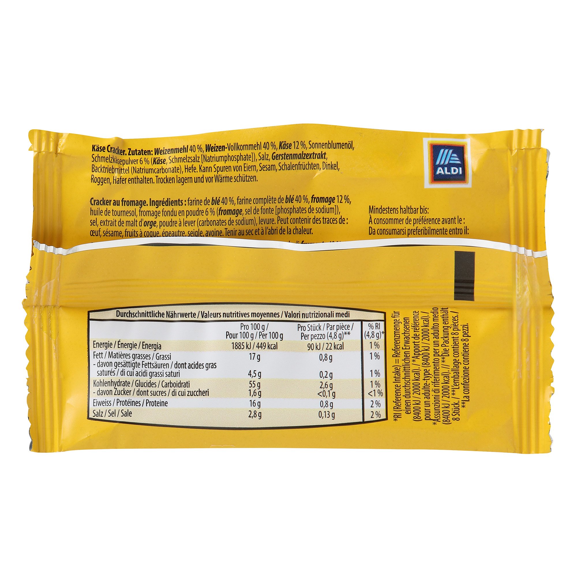 SNACK FUN Cracker Käse, 5er-Pack | ALDI-now