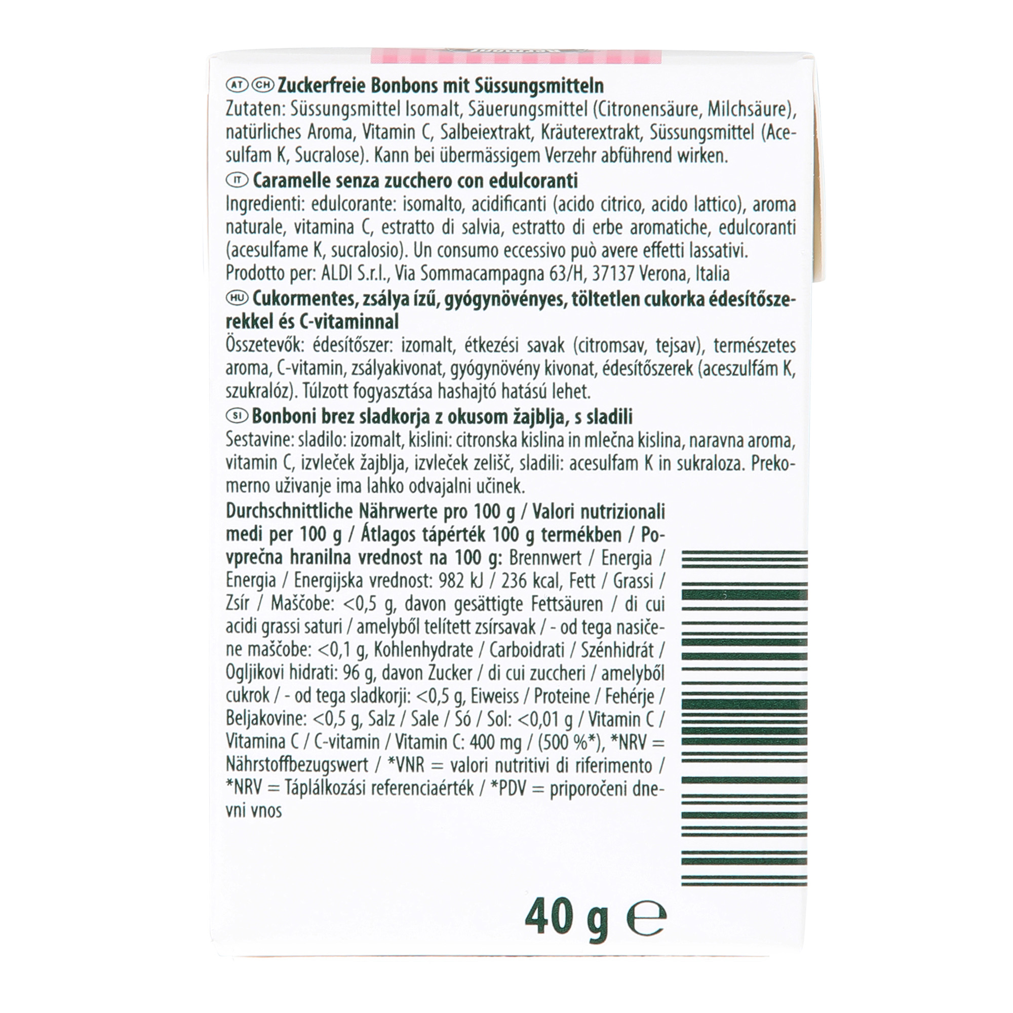 BERMONT Bonbons Kräuterli 2er-Pack, Salbei | ALDI-now