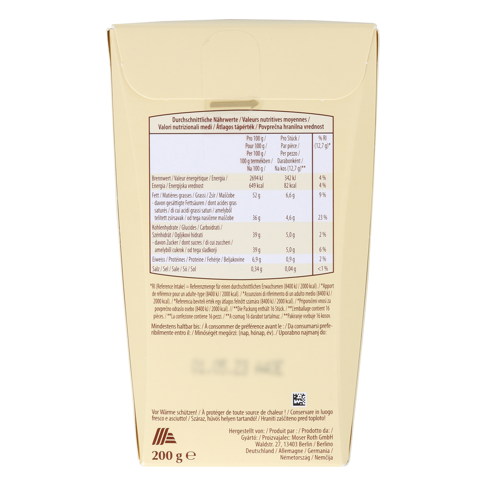 MOSER ROTH Délice Pralinen Weisse Schokolade | ALDI-now