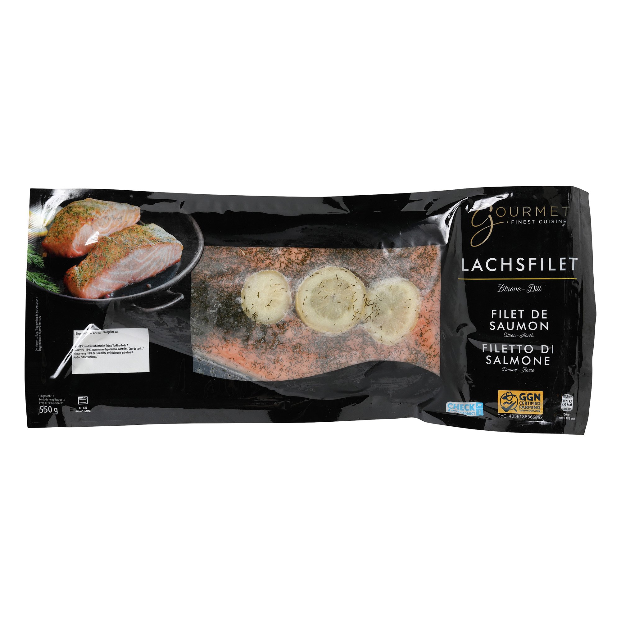 GOURMET Ganze Lachsseite, Zitrone - Dill | ALDI-now