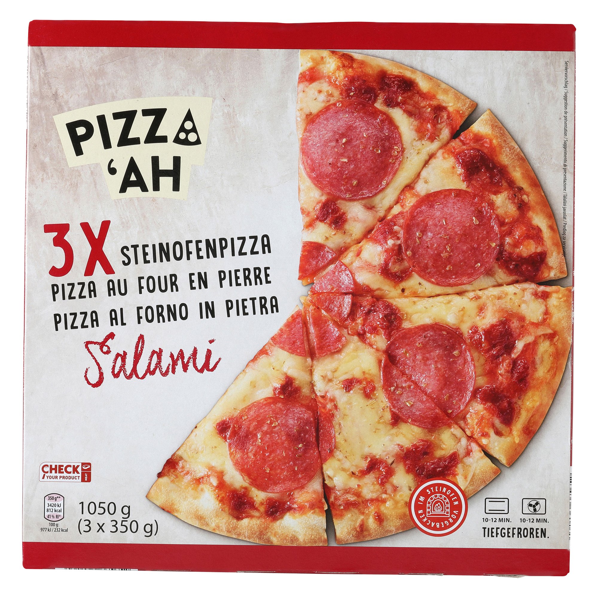 PIZZ'AH Steinofen-Pizza Salami | ALDI-now