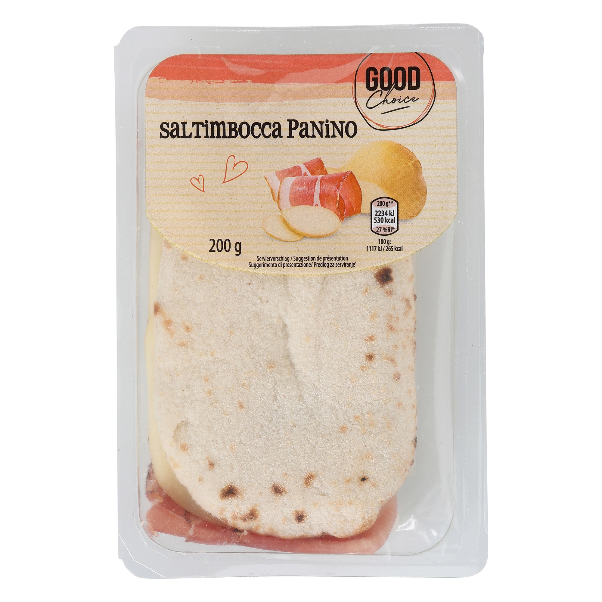 GOOD CHOICE Saltimbocca Panino, pancetta - scamorza | ALDI-now
