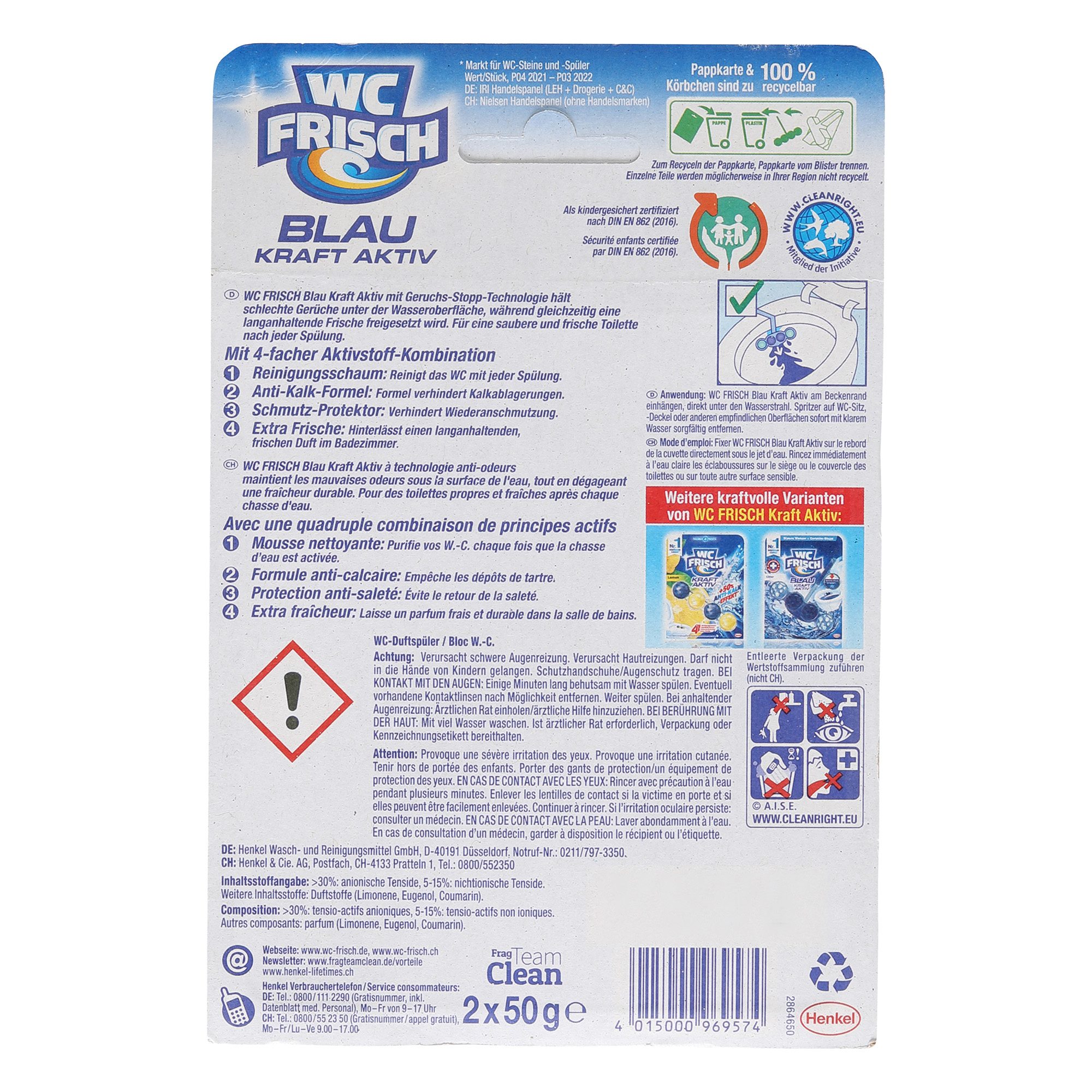 WC FRISCH Kraft Aktiv Classic Duo WC Einhänger | ALDI-now