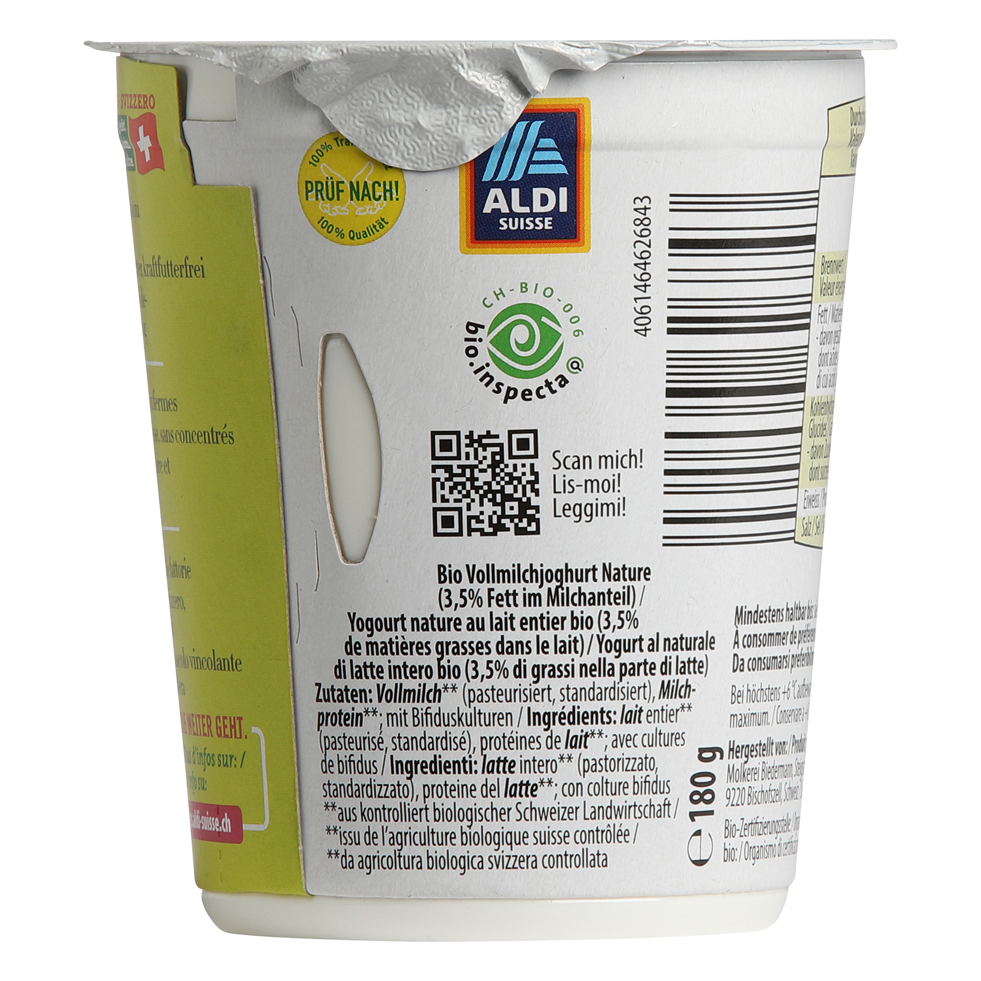 RETOUR AUX SOURCES BIO Joghurt Bifidus 3.5 % Fett | ALDI-now