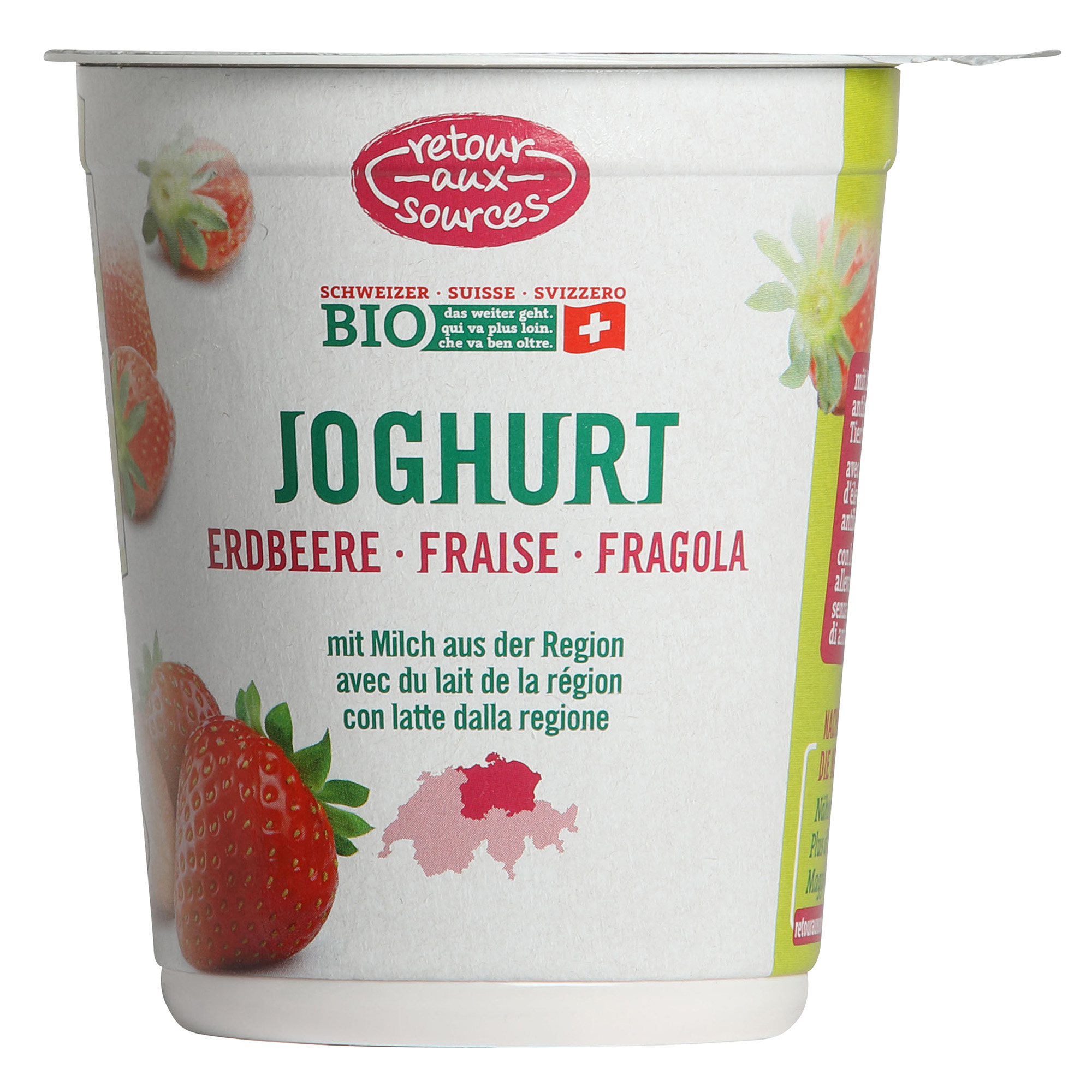 RETOUR AUX SOURCES BIO Yogourt aux fruits fraises | ALDI-now