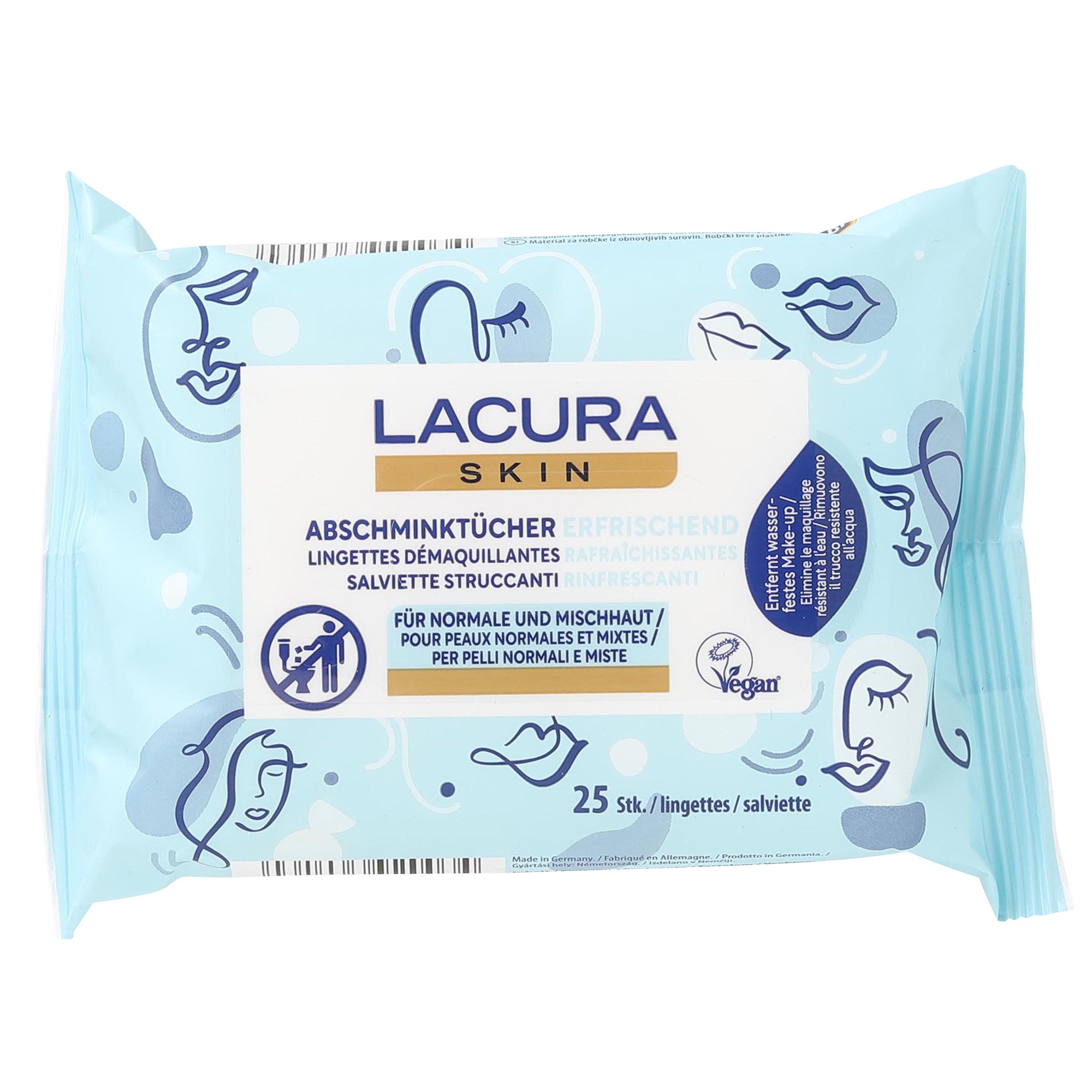 LACURA Salviette detergenti per il viso classic | ALDI-now