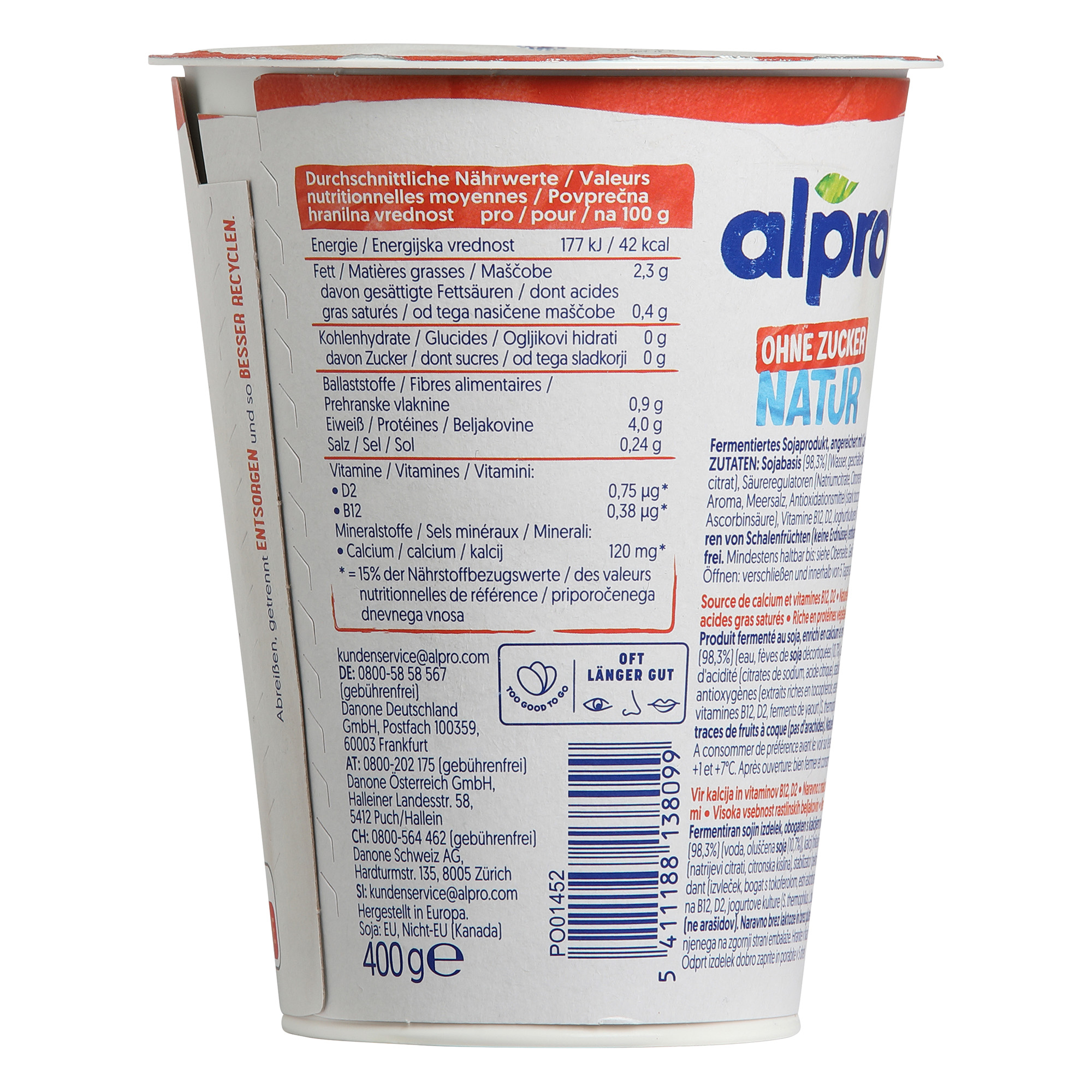 ALPRO Yogourt au soja nature sans sucre | ALDI-now