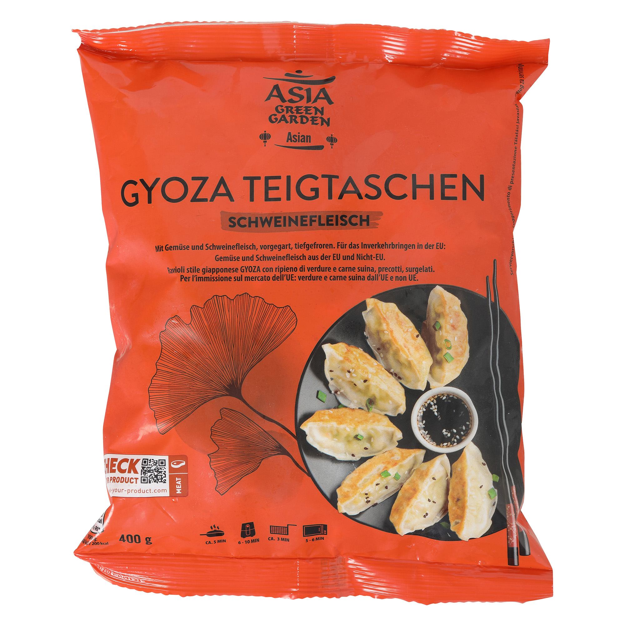 ASIA GREEN GARDEN Raviolis Gyoza avec légumes et viande | ALDI-now