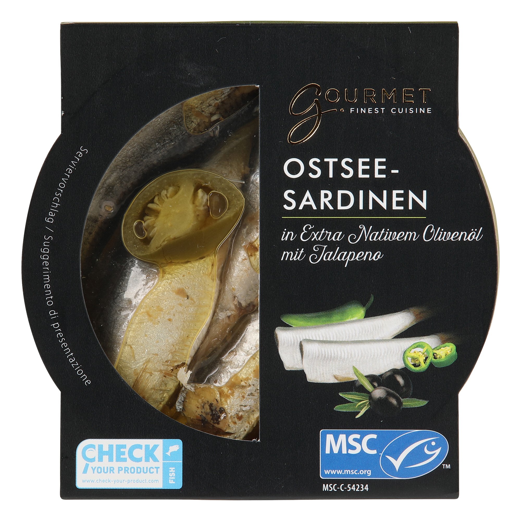 GOURMET Sardine brisling all'olio d'oliva-jalapeño | ALDI-now