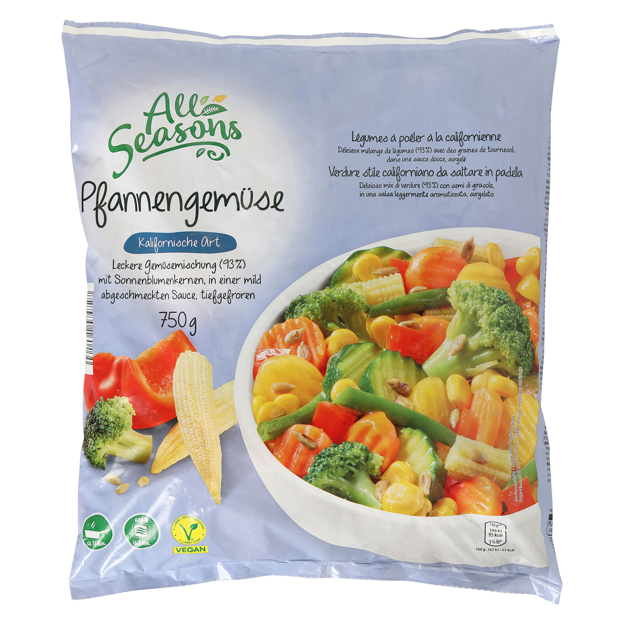 ALL SEASONS Plat de légumes, californienne | ALDI-now