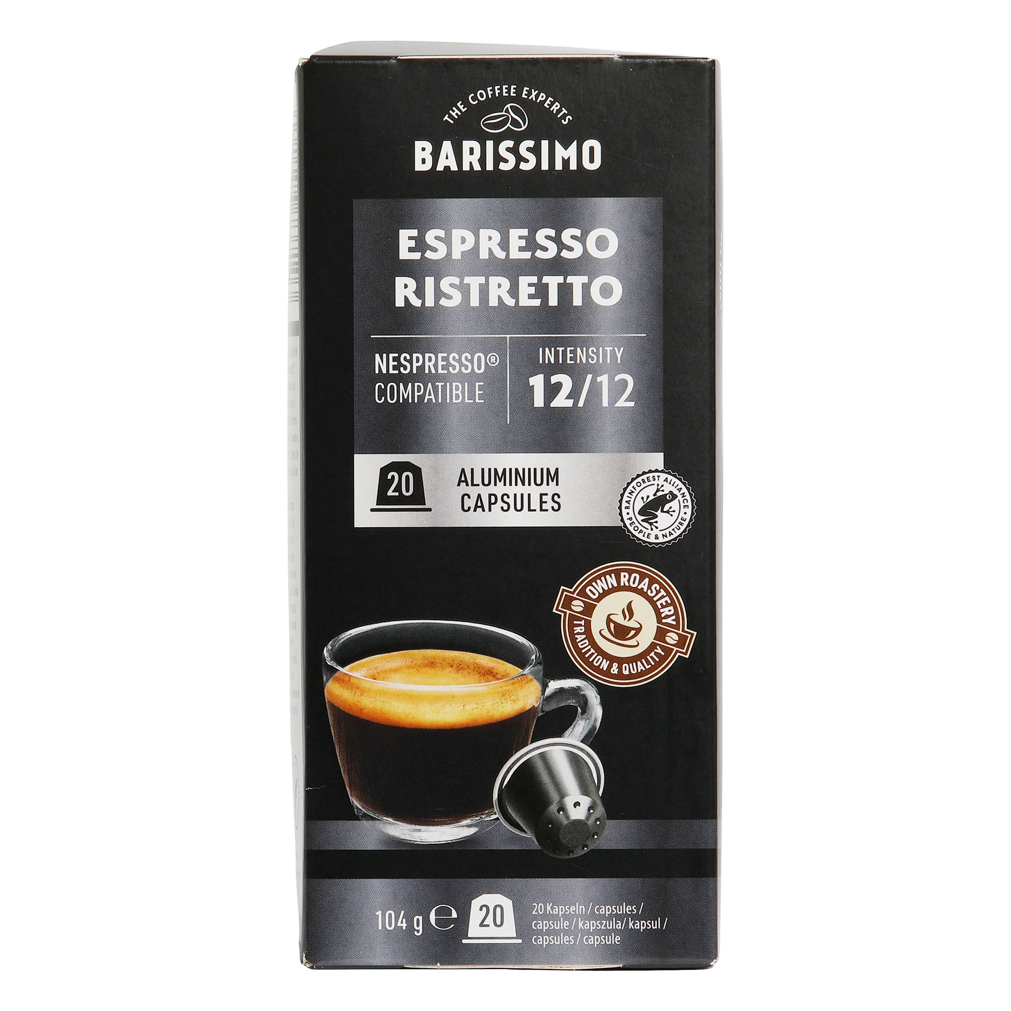BARISSIMO Capsule di caffè in alluminio Espresso Ristretto | ALDI-now