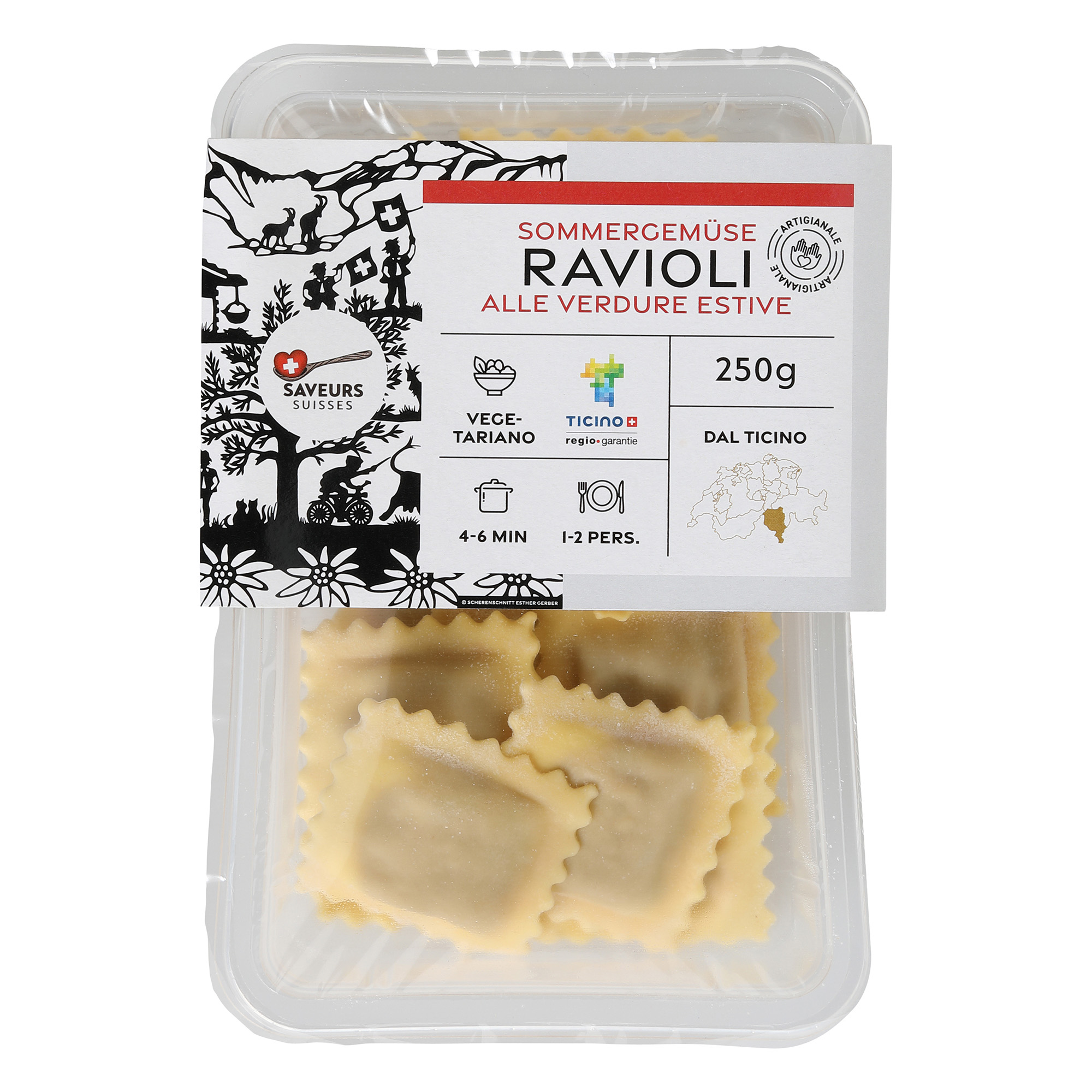 SAVEURS SUISSES Ravioli aux légumes d'été | ALDI-now