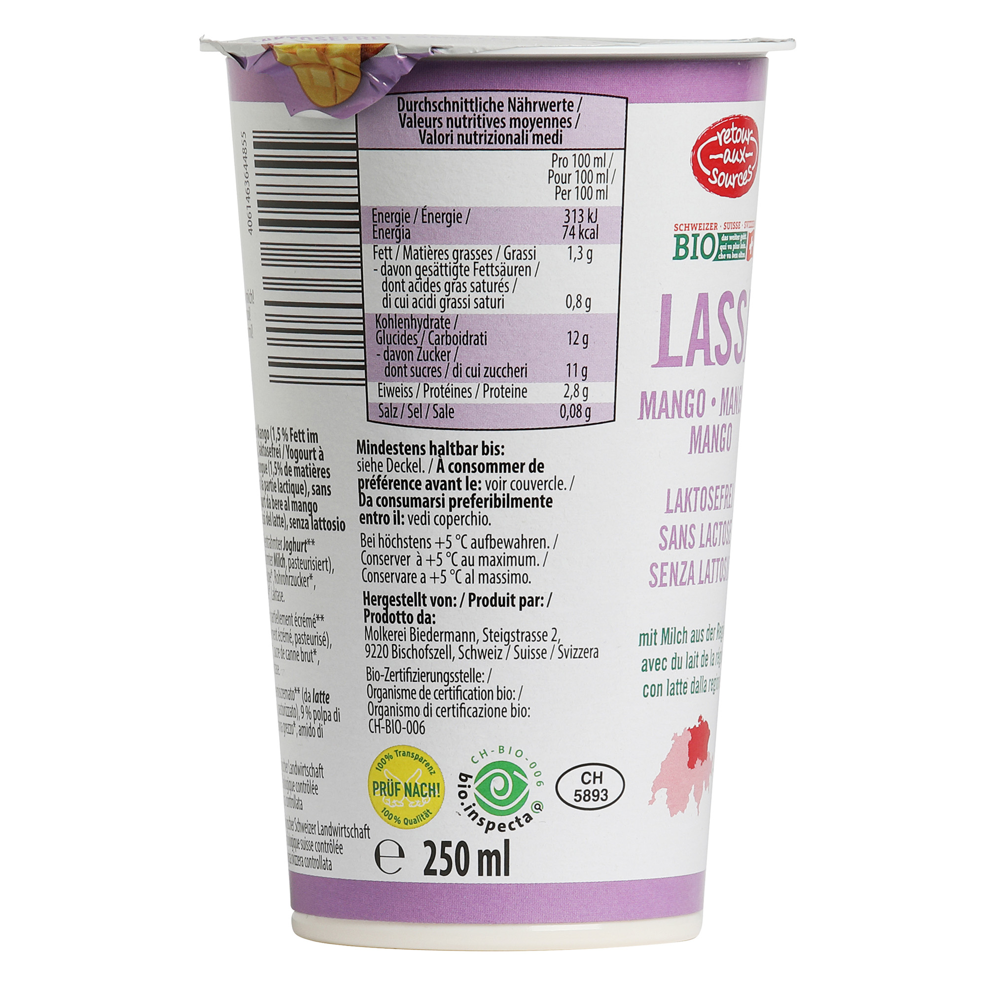 RETOUR AUX SOURCES BIO Lassi à la mangue | ALDI-now