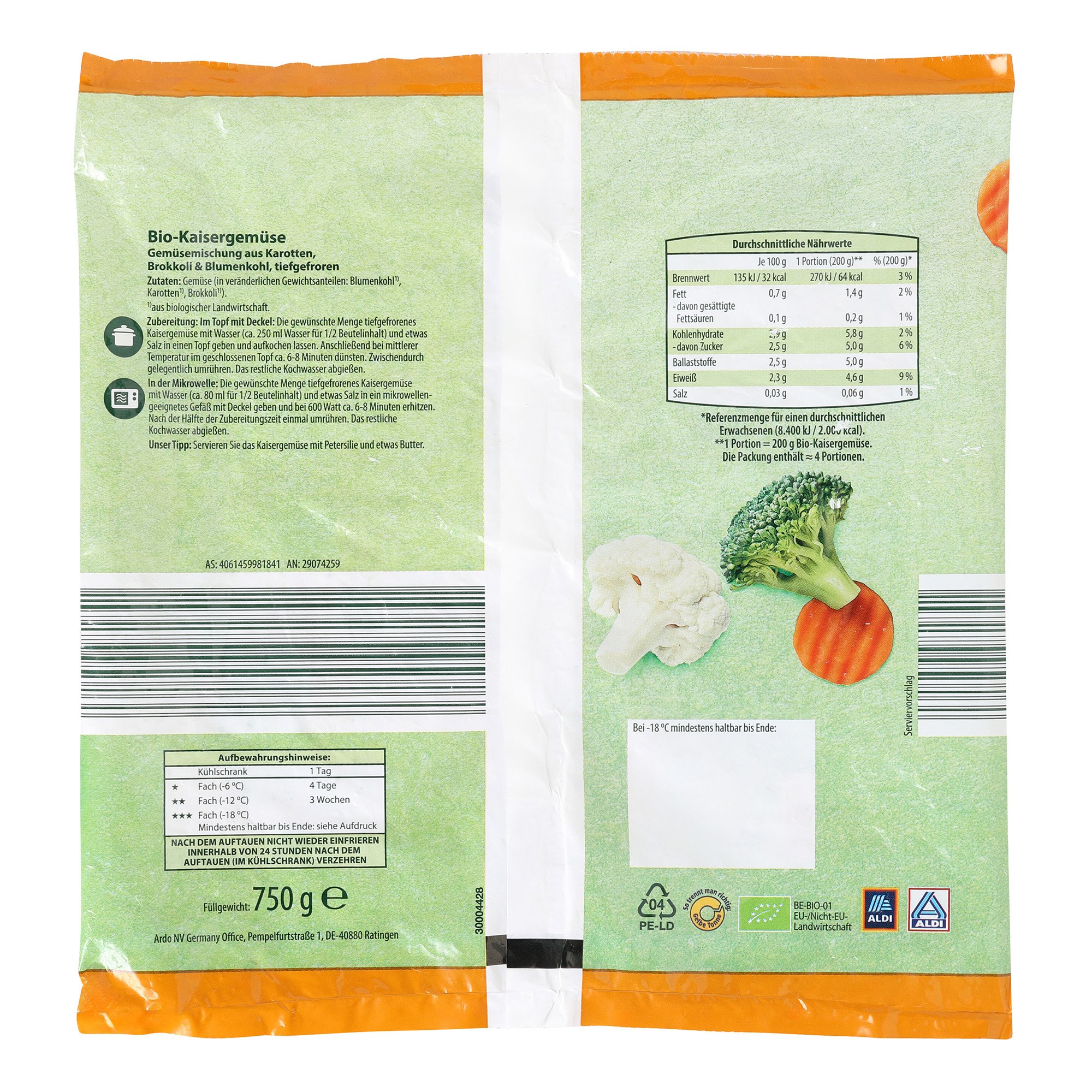 BIO Mélange de légumes | ALDI-now