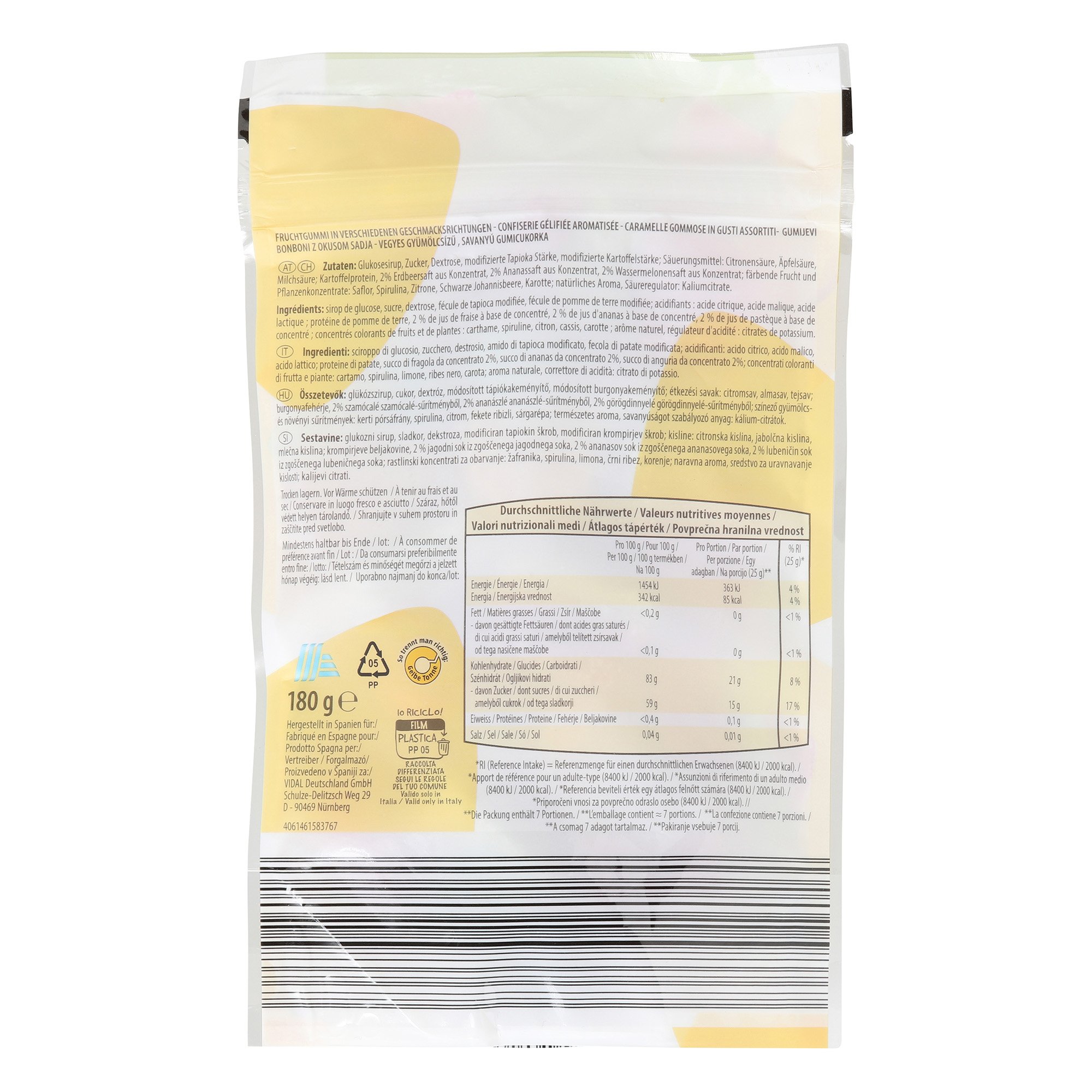 SWEET LAND Veganes Fruchtgummi Sour Fruit Mix | ALDI-now