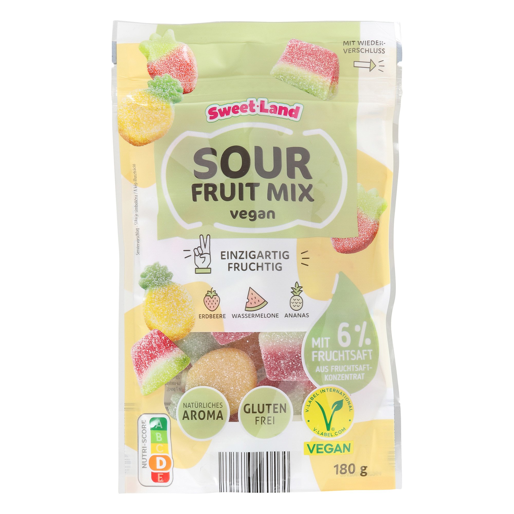 SWEET LAND Veganes Fruchtgummi Sour Fruit Mix | ALDI-now