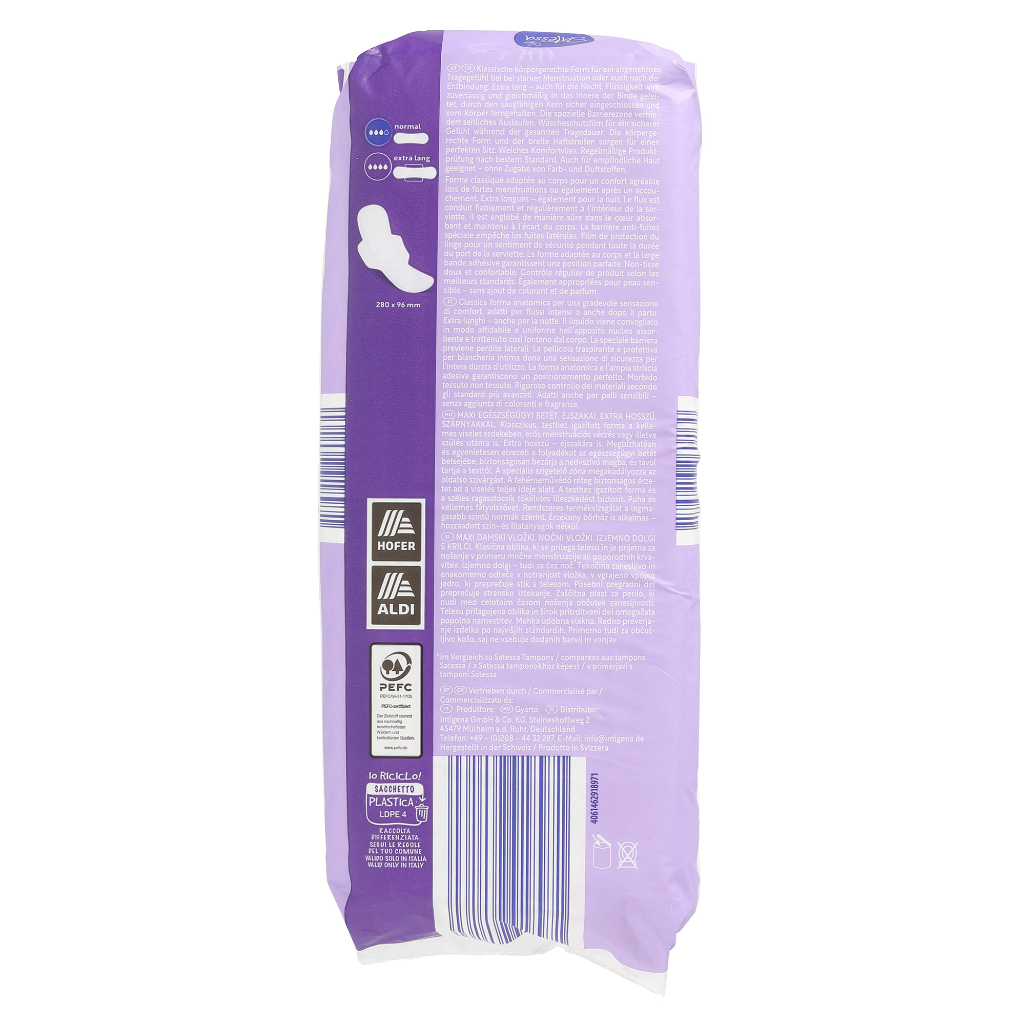 SATESSA Damenbinden Körperform, Night | ALDI-now