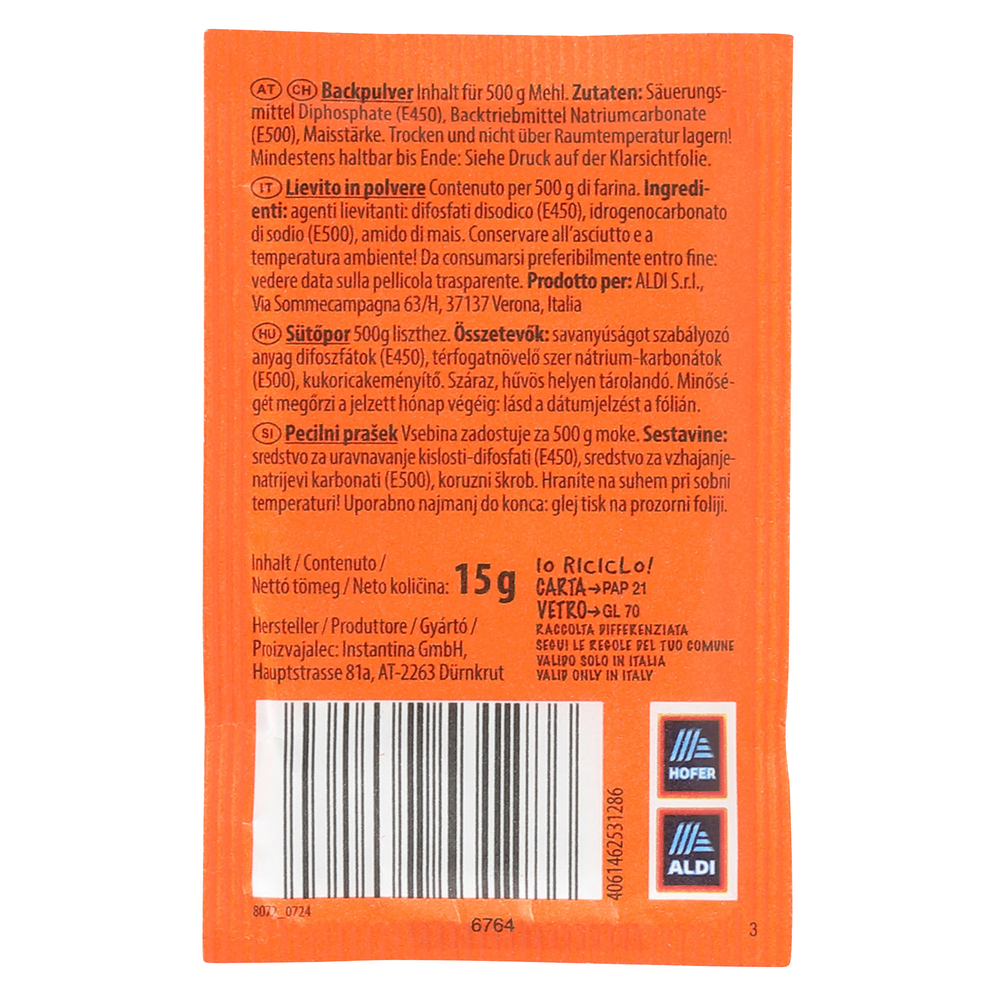 BACK FAMILY Backpulver 10er-Pack | ALDI-now